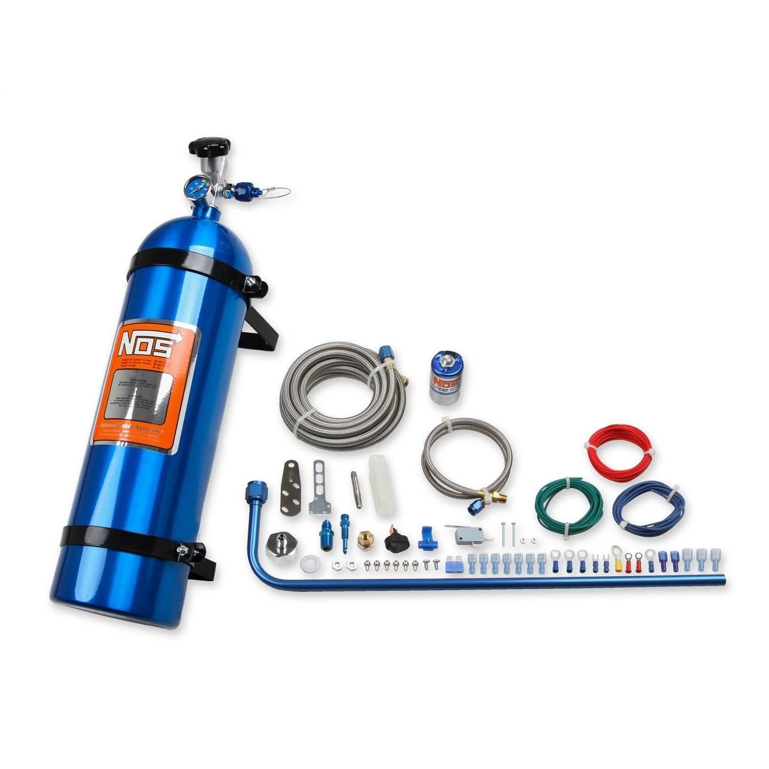 NOS/Nitrous Oxide System 15lbs Blue Bottle Diesel Nitrous System | AutoZone
