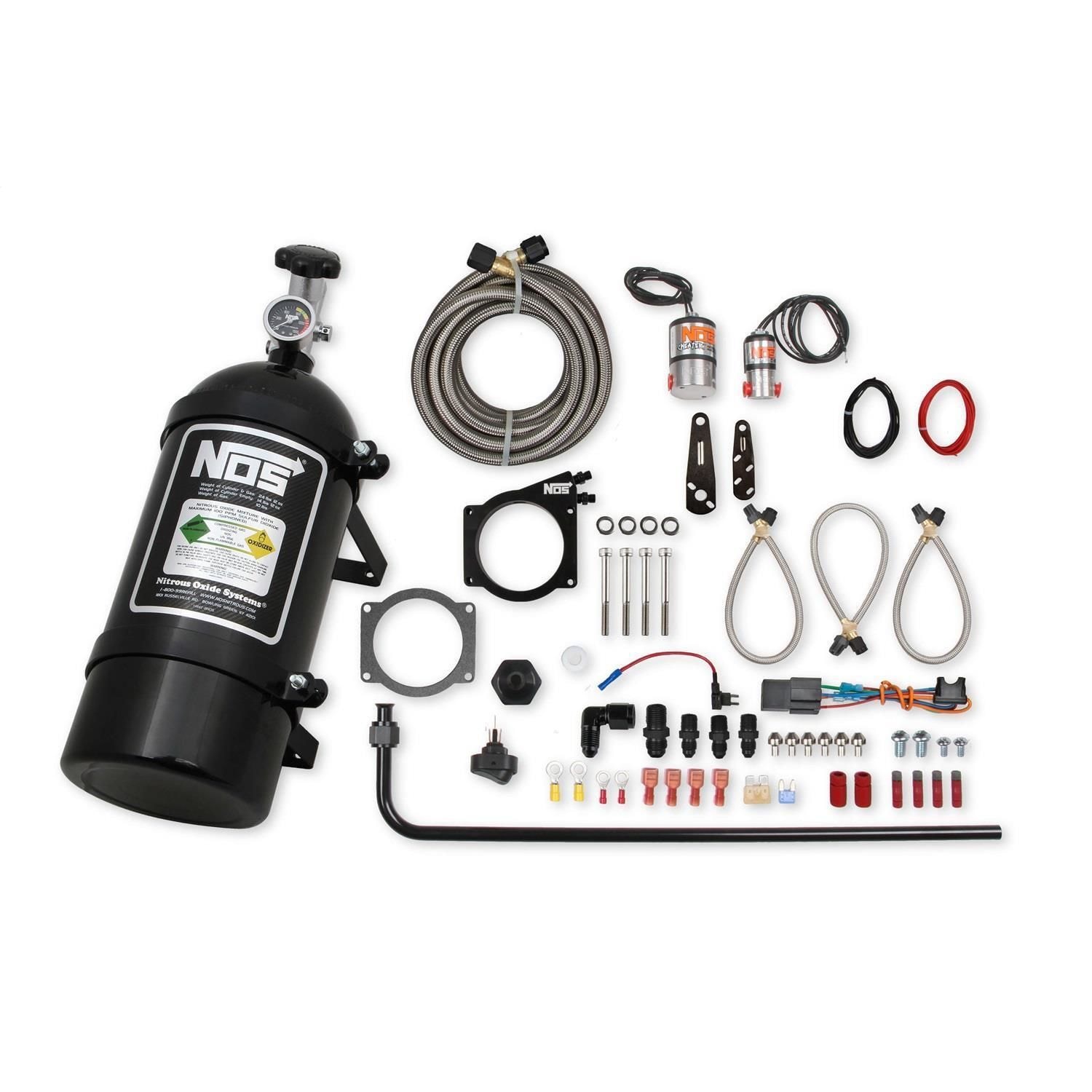 NOS/Nitrous Oxide System 10lbs Complete Wet Nitrous System | AutoZone