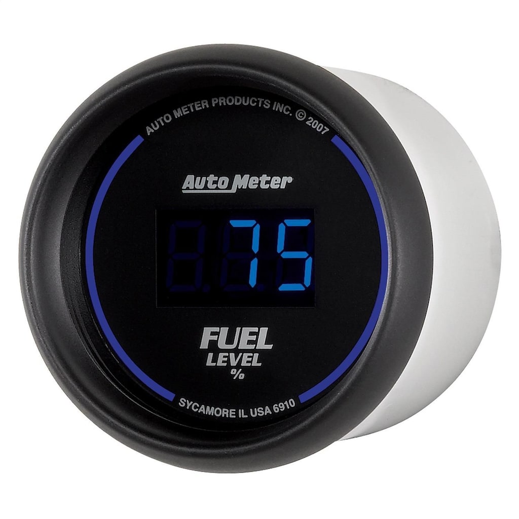 AutoMeter Cobalt Digital Black Fuel Level Gauge | AutoZone