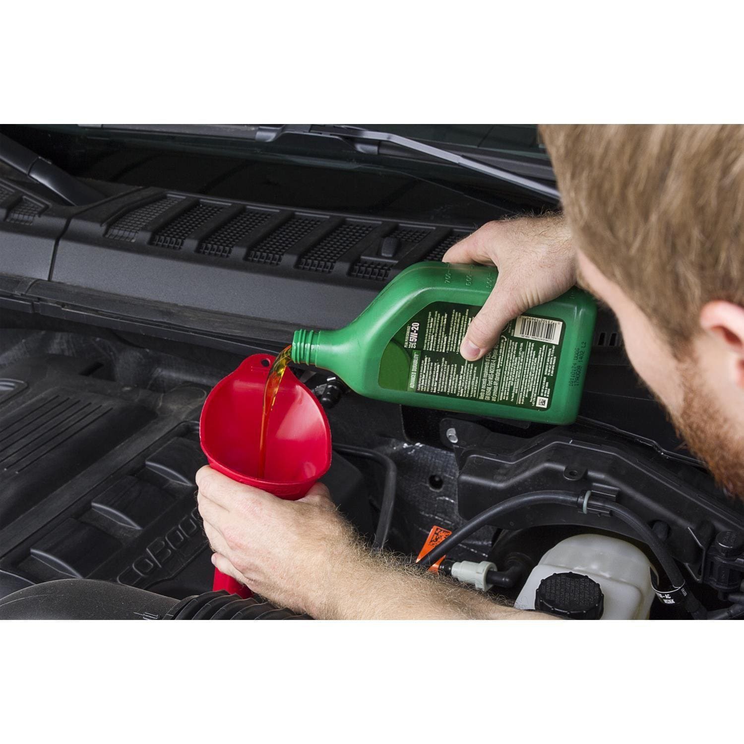 FloTool Red Super Duty Quick Fill Funnel 1 Quart | AutoZone