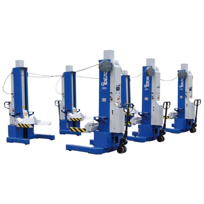 iDeal 108,000lbs ALI Certified Mobile Column Lift 6 Column Set | AutoZone