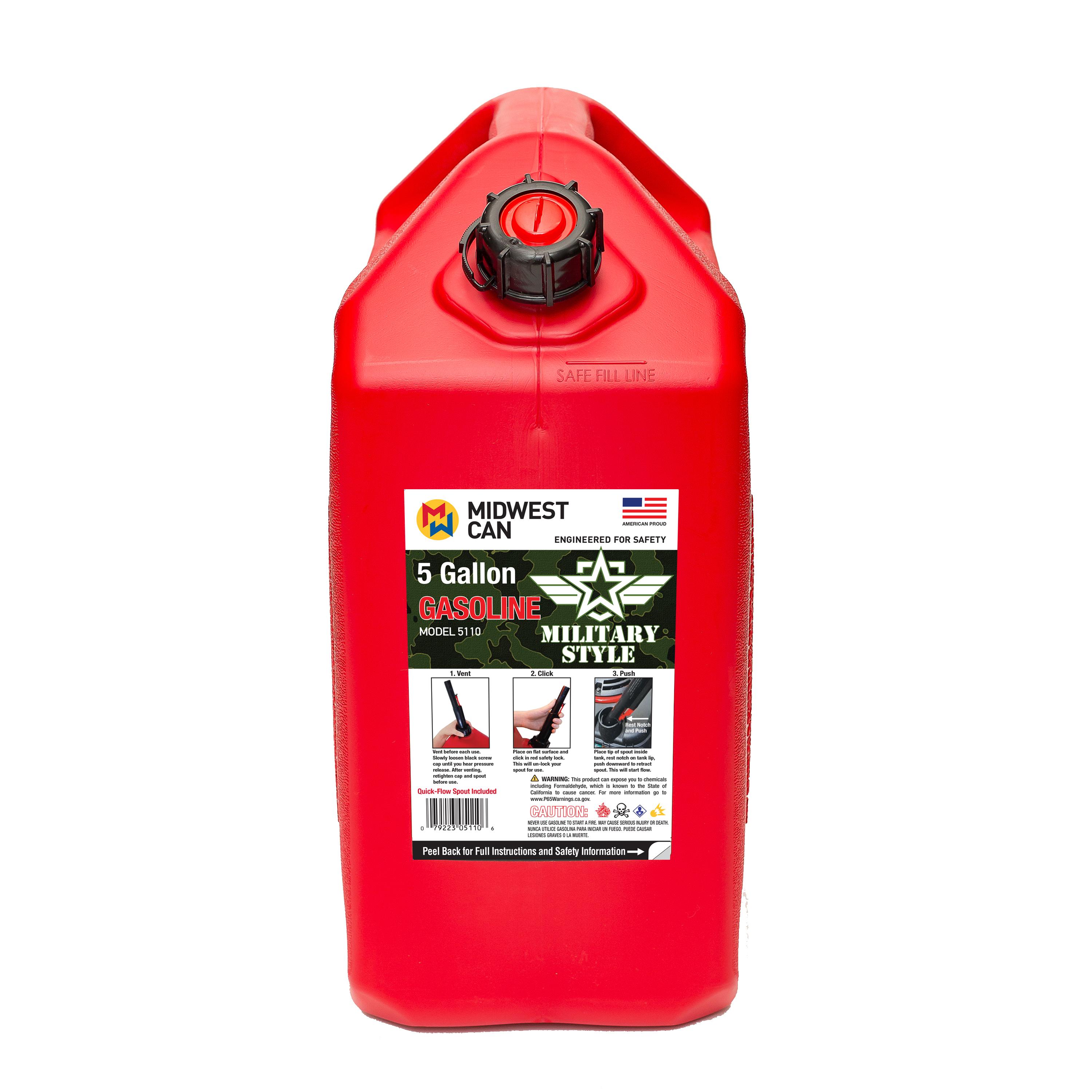 Gas Can - Store Fuel Safely with Safety Gas Cans