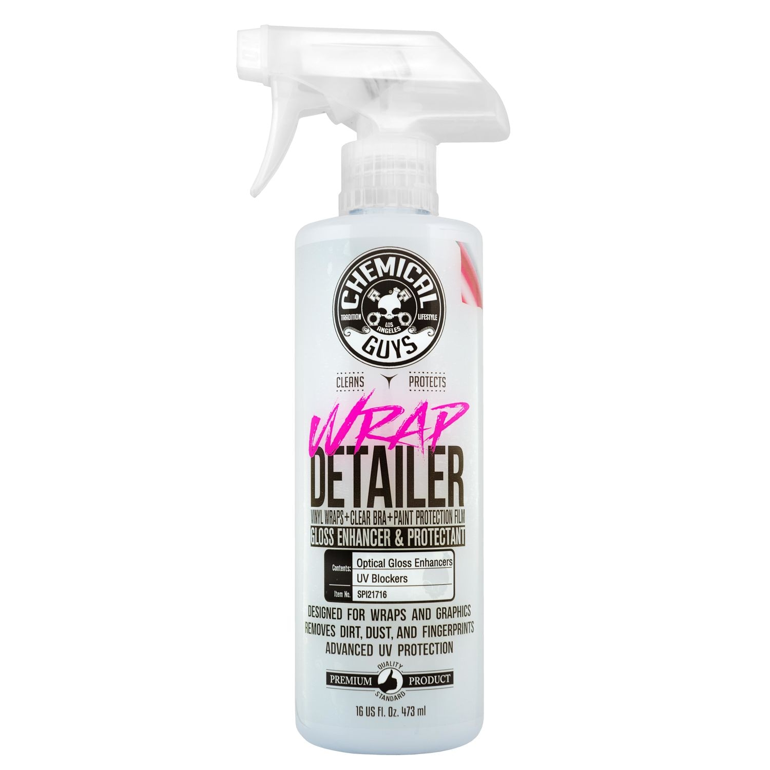 Chemical Guys Wrap Quick Detailer and Protectant for Vinyl Wraps 16oz ...