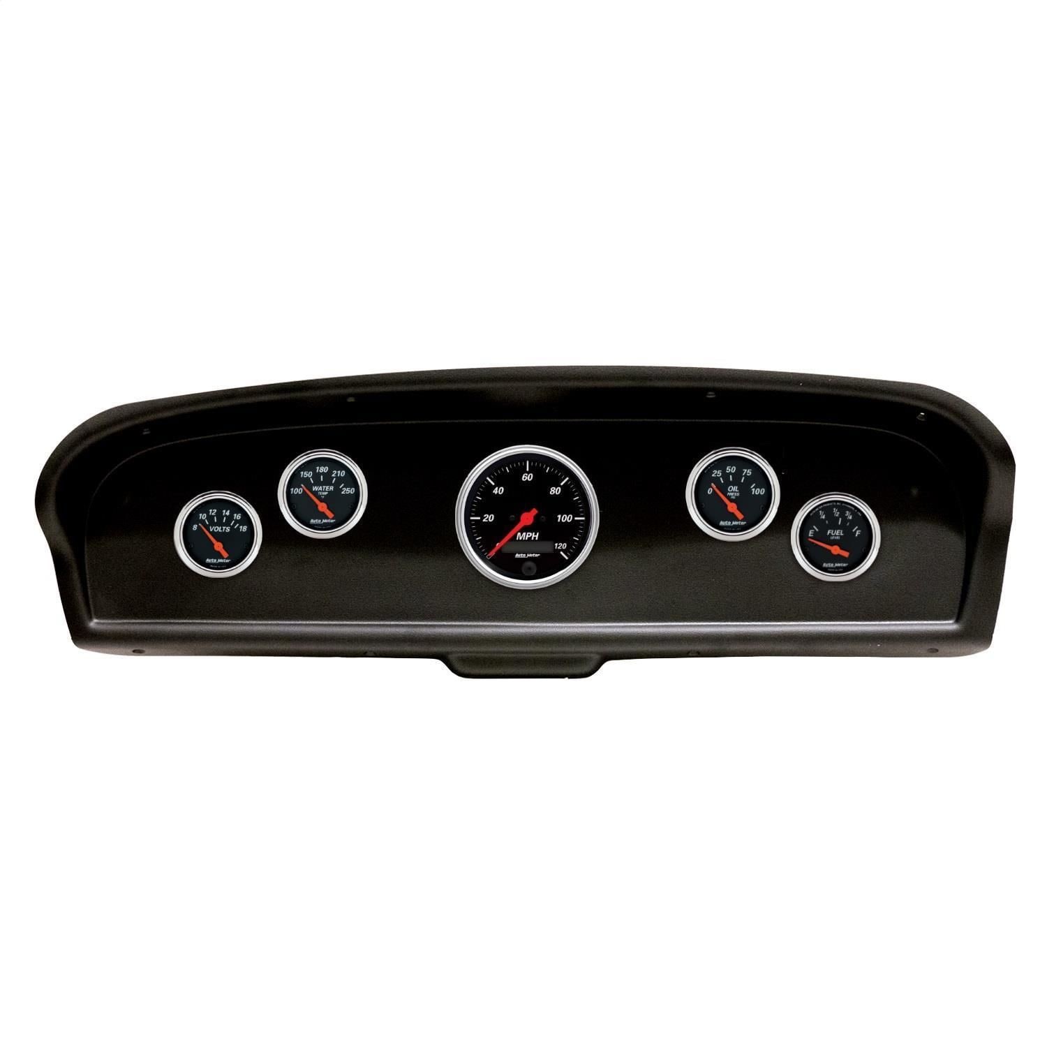 AutoMeter Designer Black Gauge Set 2105-06 | AutoZone