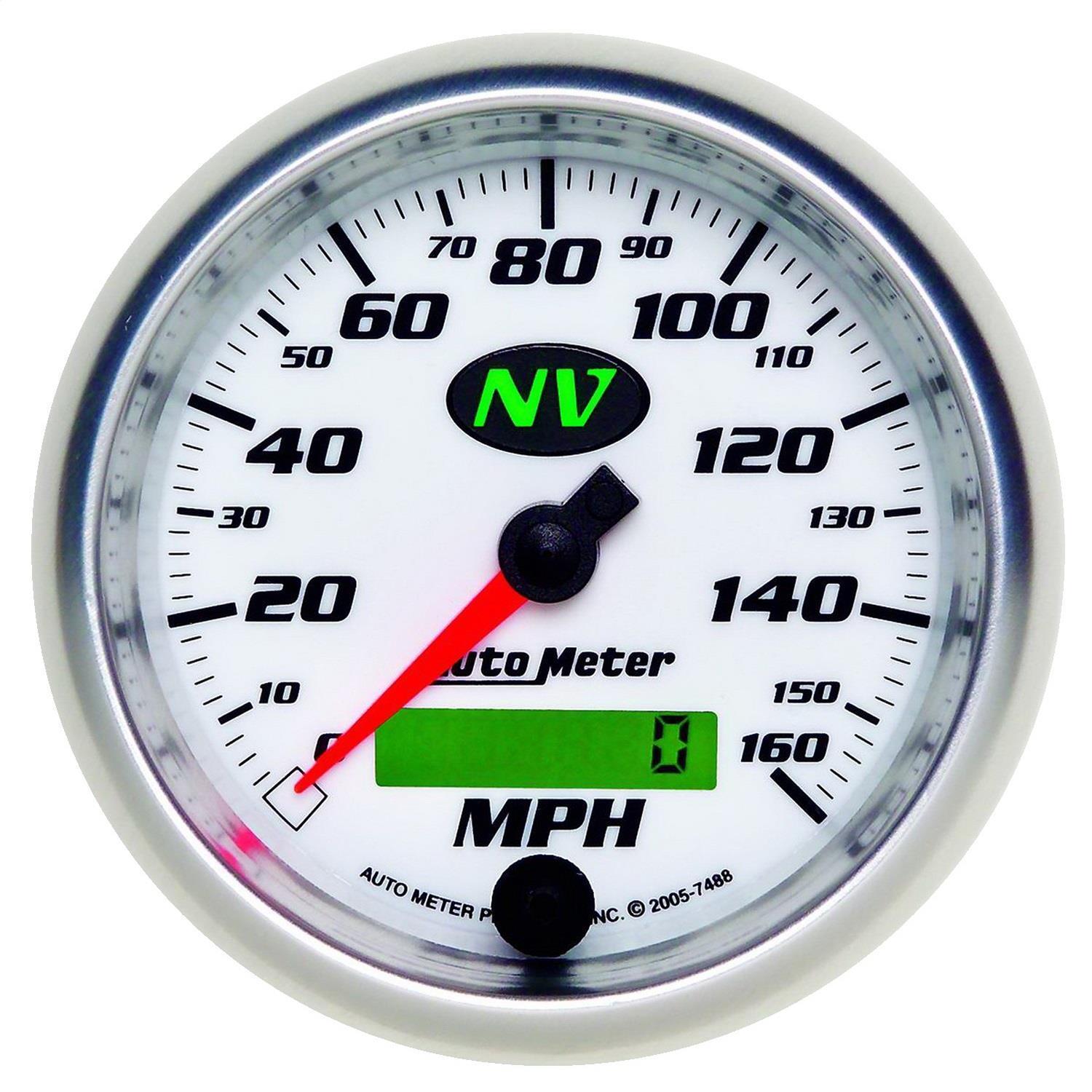 AutoMeter NV Speedometer Gauge - AutoZone