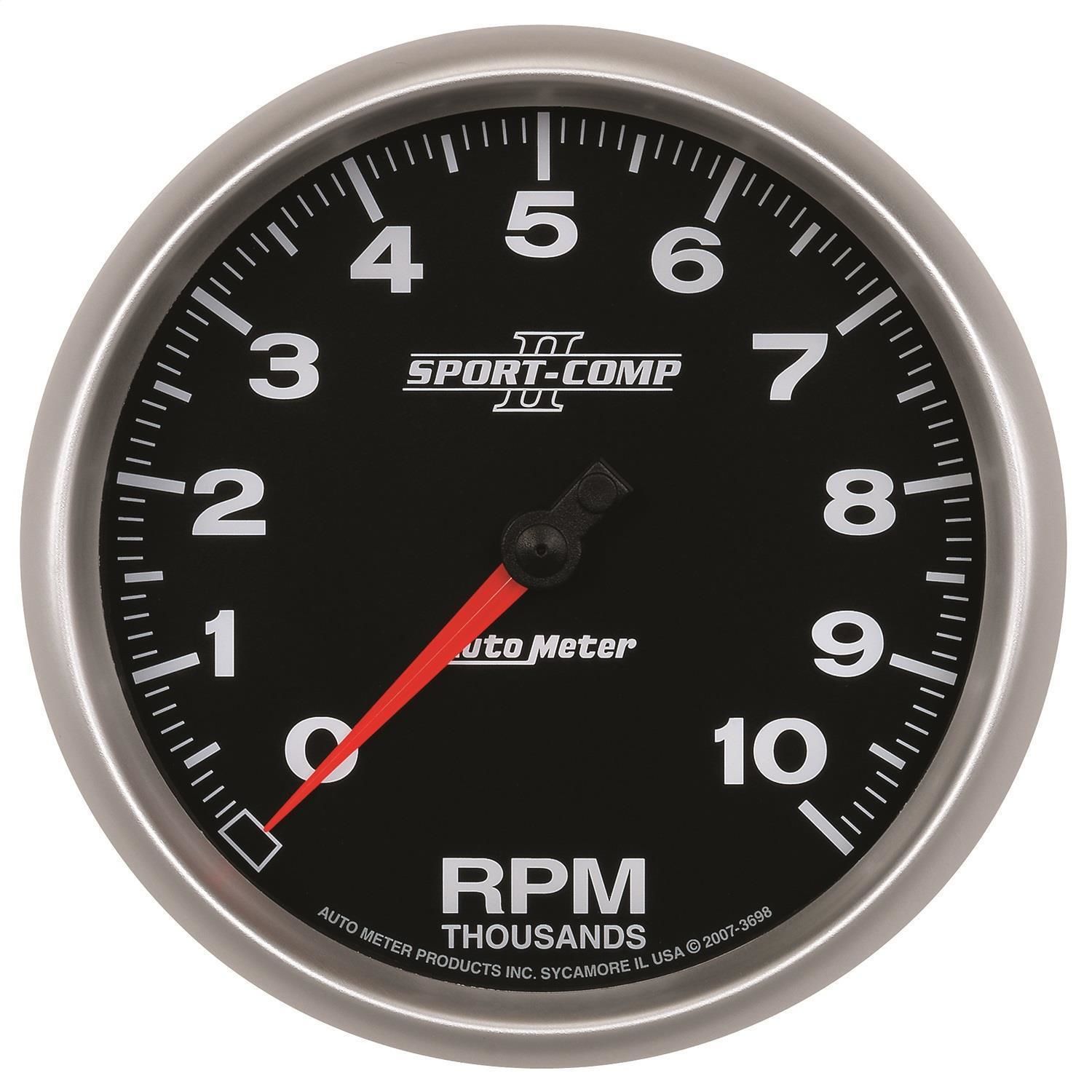 AutoMeter Sport-Comp II Tachometer Gauge 3698 | AutoZone