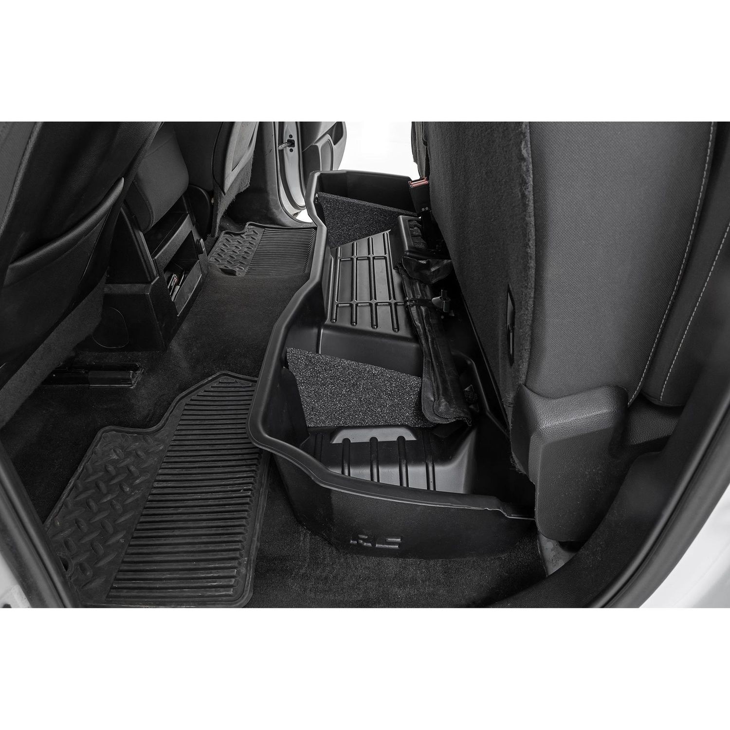 Rough Country Double Cab Under Seat Storage for Chevy/GMC 1500/2500HD ...