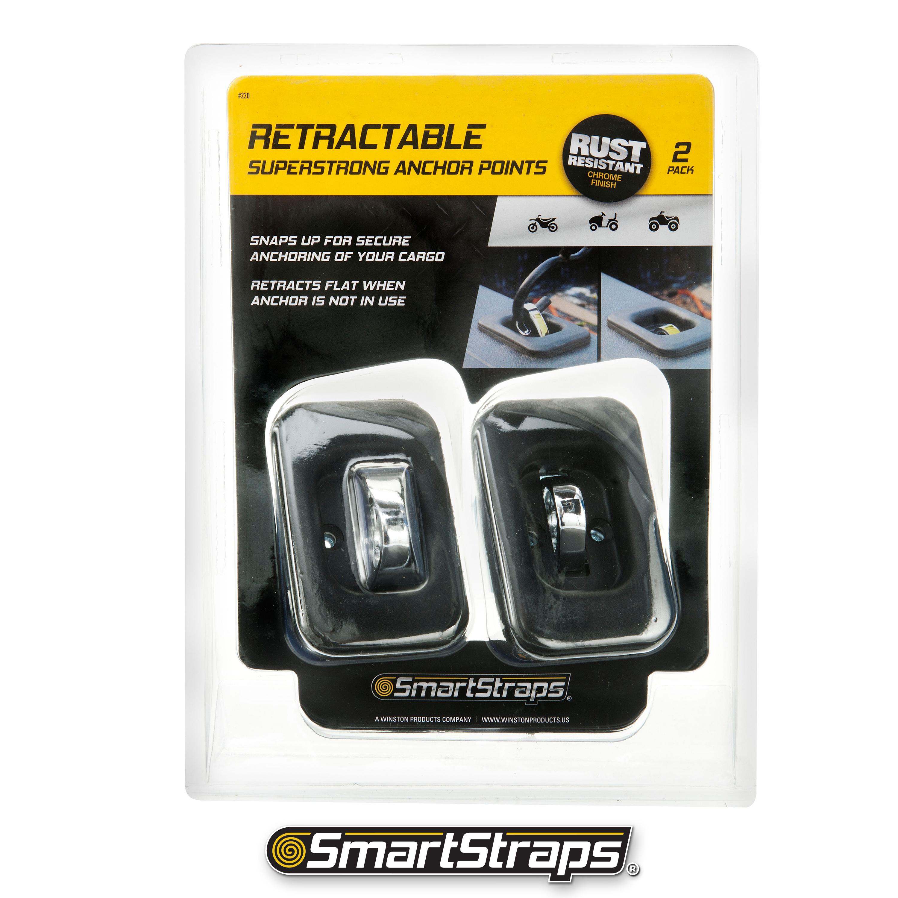 SmartStraps Heavy Duty Retractable Anchor Point 2 Pack | AutoZone