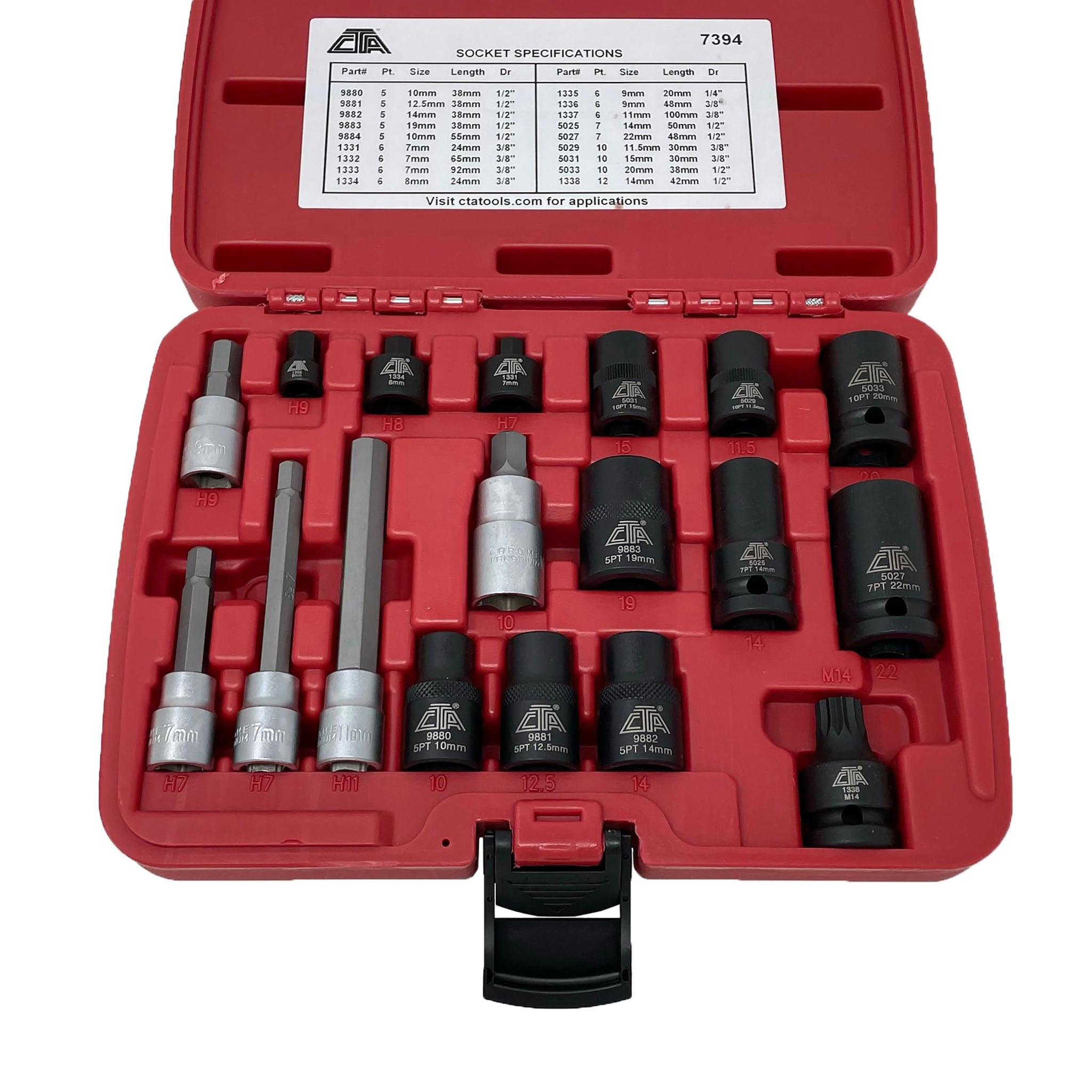 CTA Brake Caliper Bolt Socket 7394 | AutoZone
