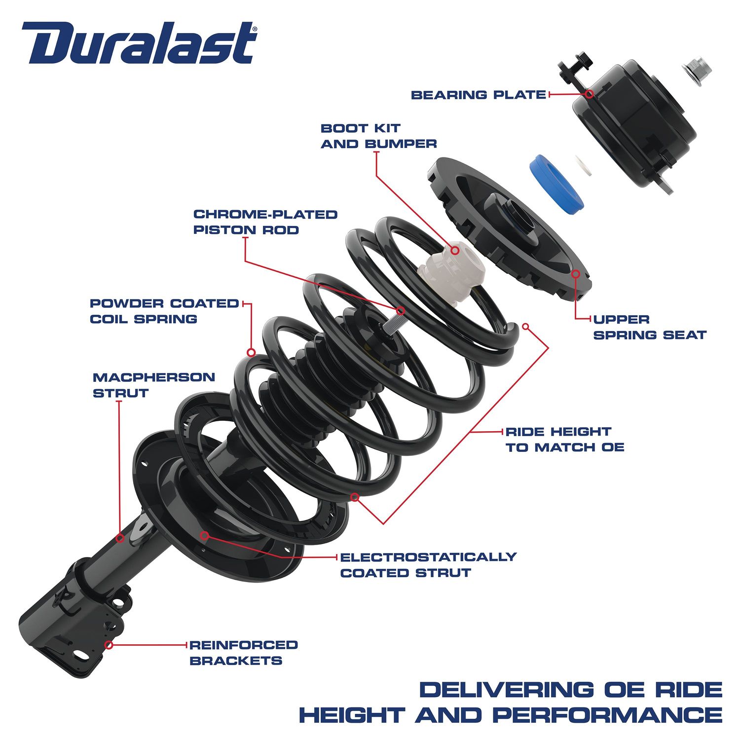 Strut Completo (con Resorte) Duralast LS34-84741L | AutoZone