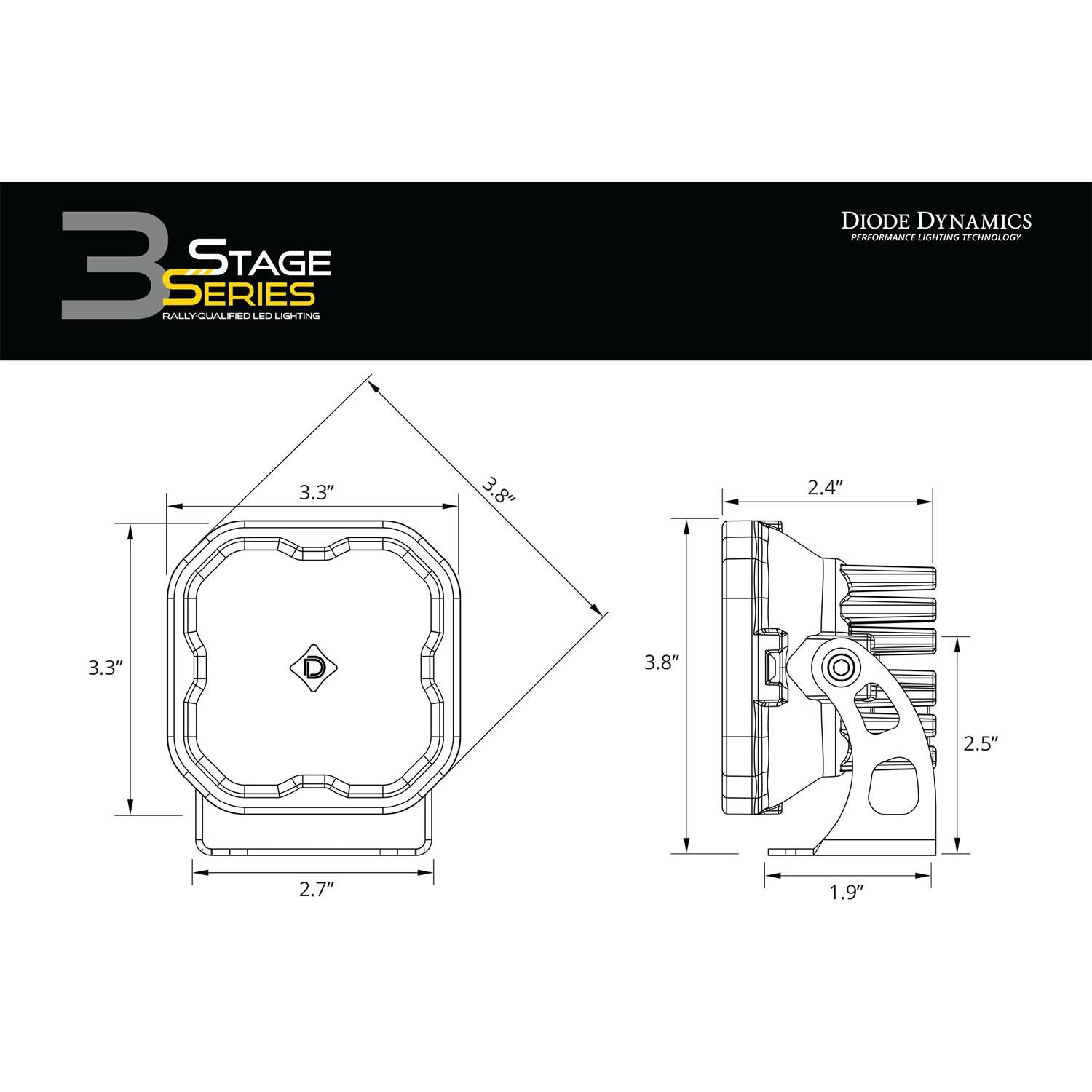 Diode Dynamics Off-Road Light DD7185 | AutoZone