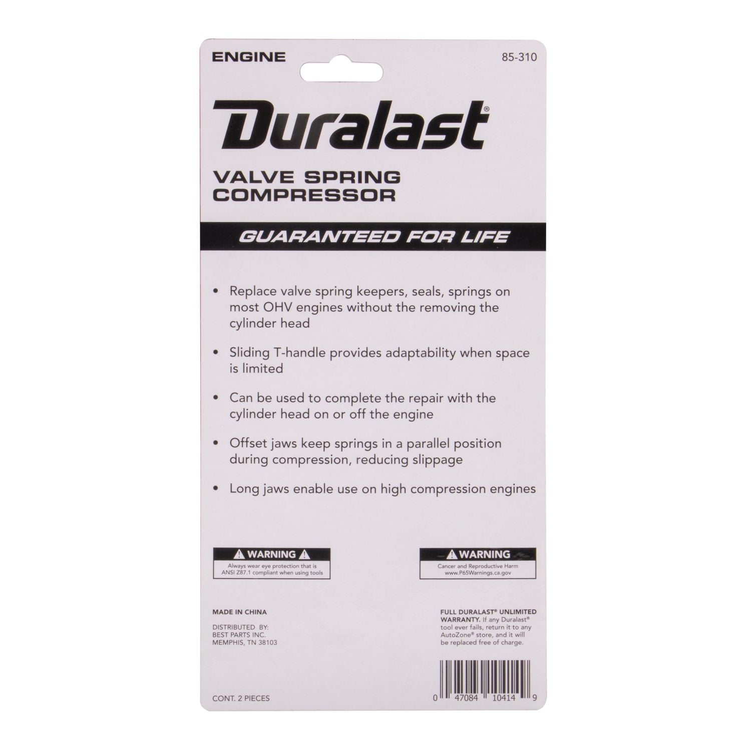 Duralast Valve Spring Compressor | AutoZone