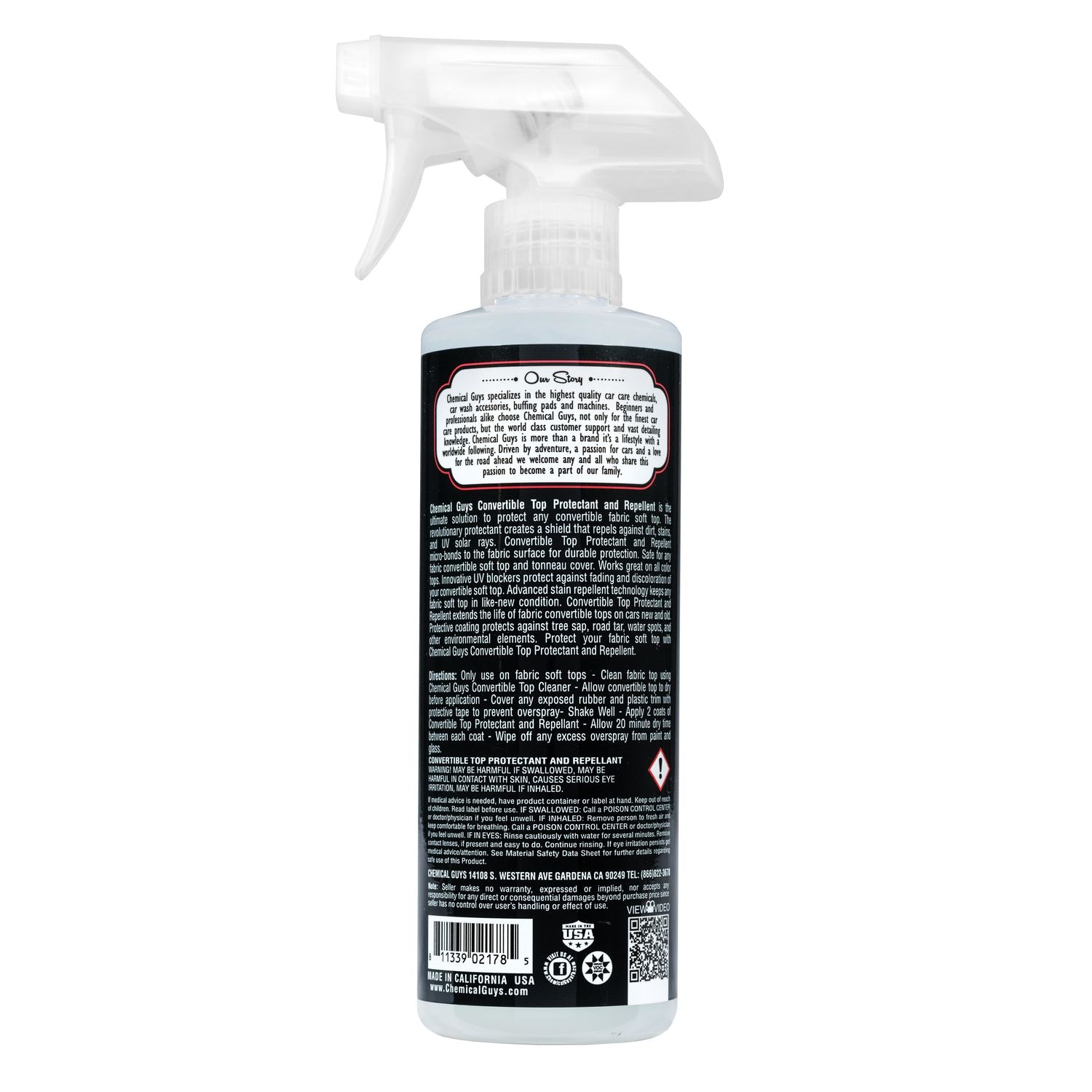Chemical Guys Convertible Top Protectant and Repellant 16oz | AutoZone