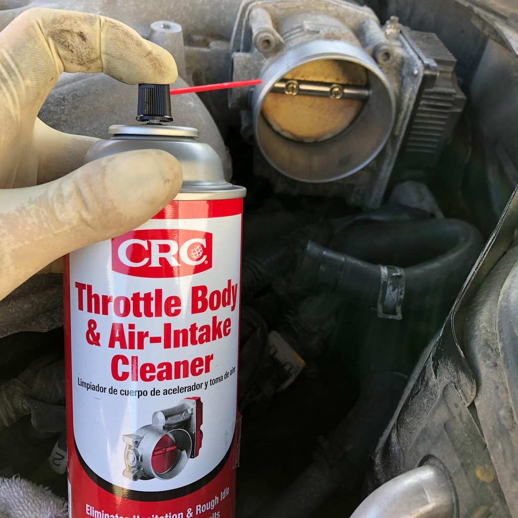 CRC Throttle Body & Air Intake Cleaner 12oz | AutoZone