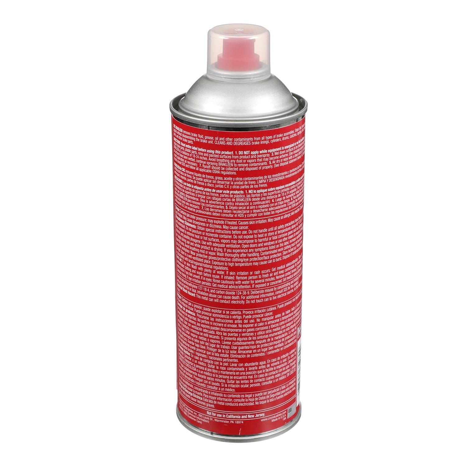 CRC Brakleen Pro Series Brake Parts Cleaner 13oz | AutoZone