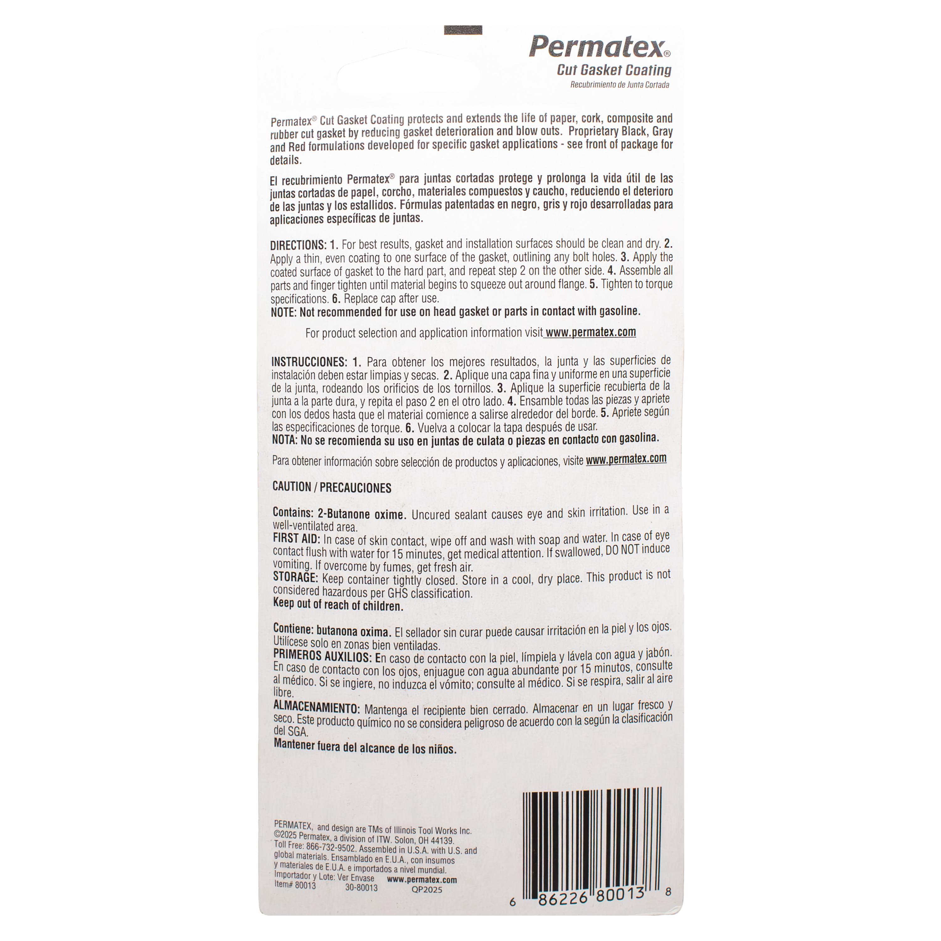 Permatex Gasket Sealant | AutoZone
