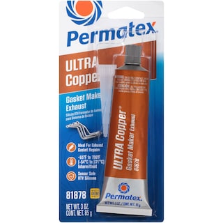 Permatex Ultra Copper RTV Silicone High Temperature Gasket Maker 3 oz ...