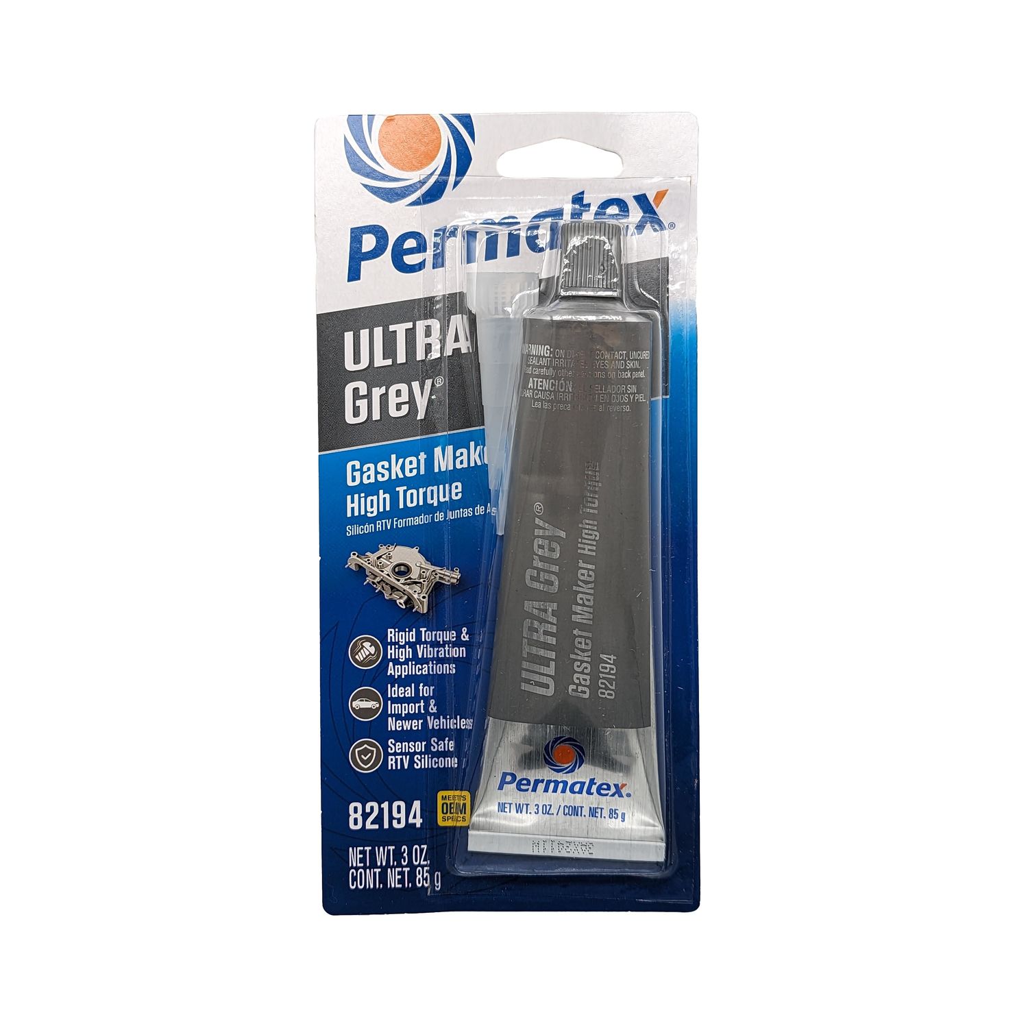 Permatex Ultra Grey RTV Silicone Gasket Maker 3.5 oz | AutoZone