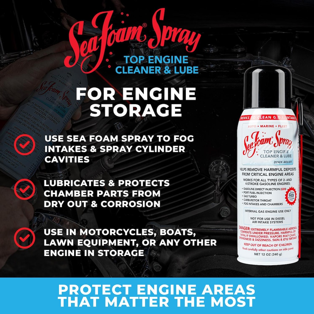 Sea Foam Engine Cleaner and Lube Spray 12oz | AutoZone