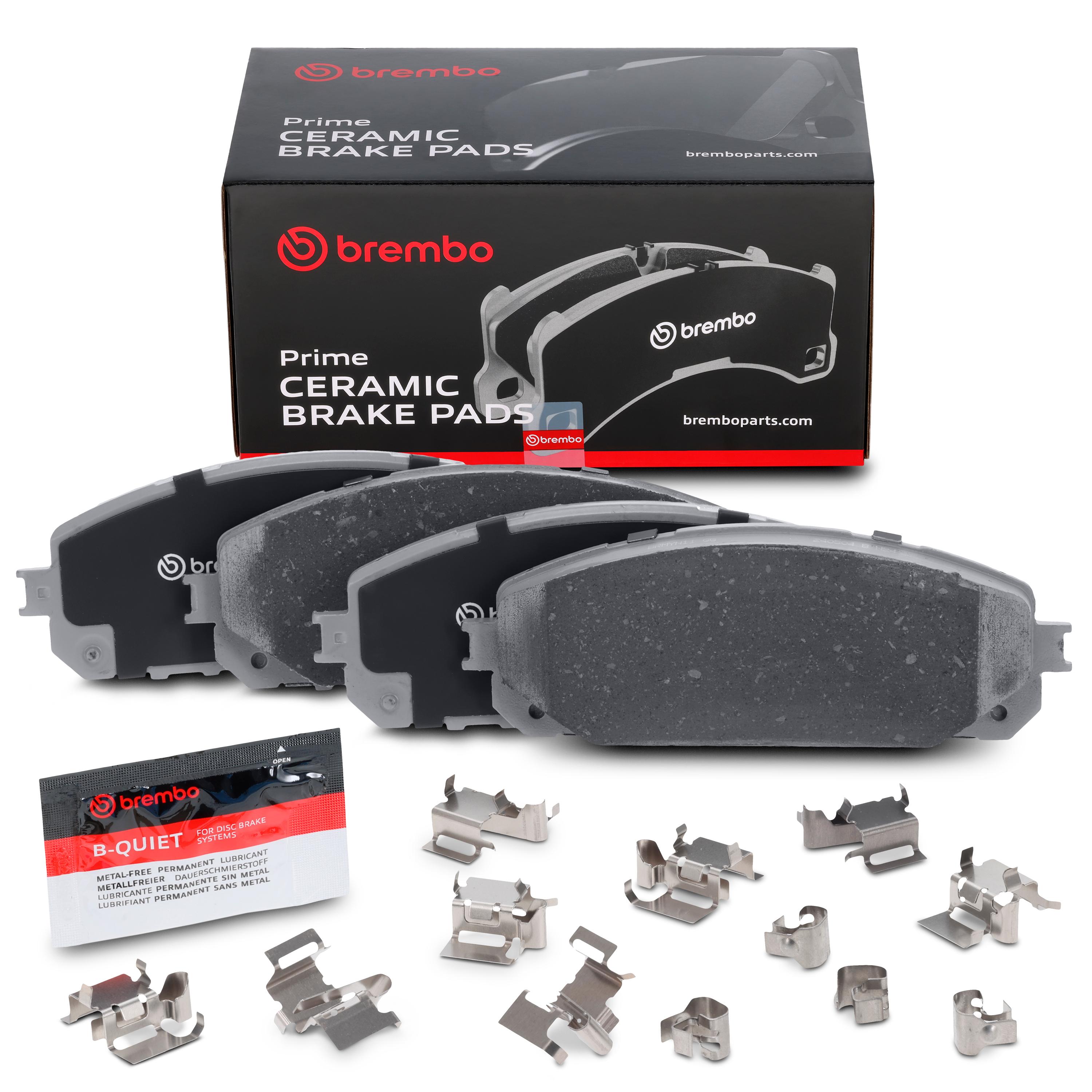 Brembo Ceramic Premium Brake Pads P37021N | AutoZone