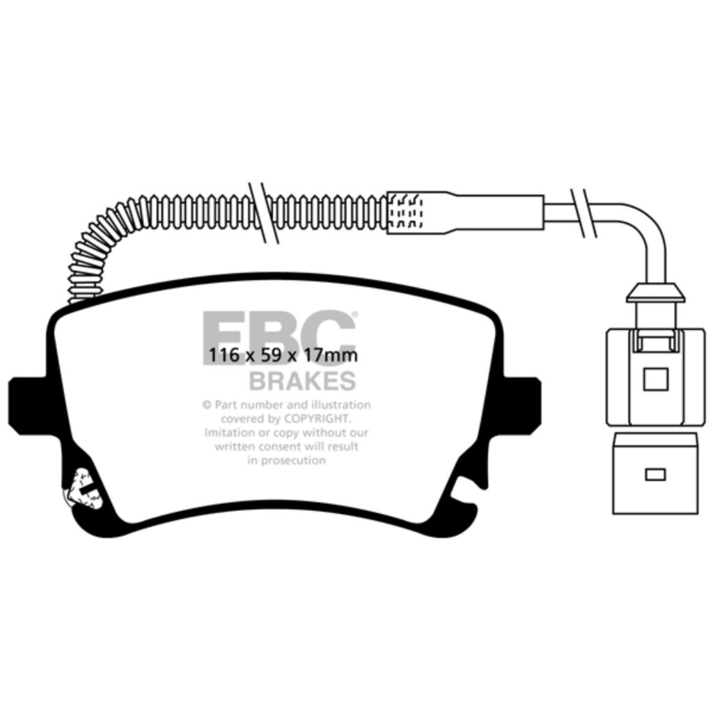 EBC Bluestuff NDX Organic Performance Brake Pads DP51470NDX | AutoZone