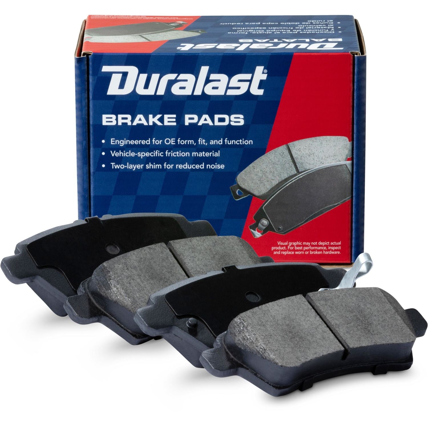 Duralast Ceramic Brake Pads D1101 | AutoZone