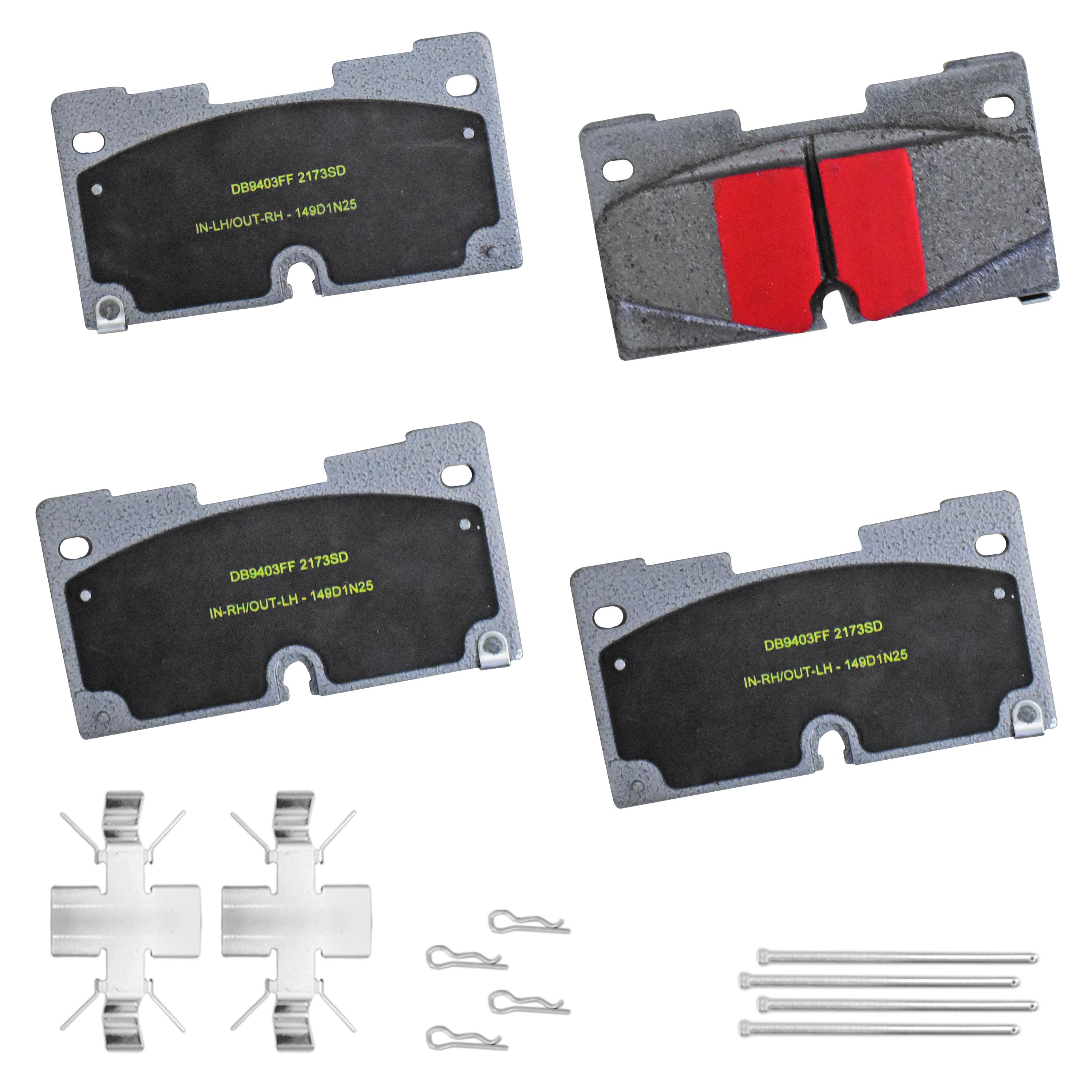 Duralast Severe Duty Semi-Metallic Disc Brake Pad Set D2173SD | AutoZone