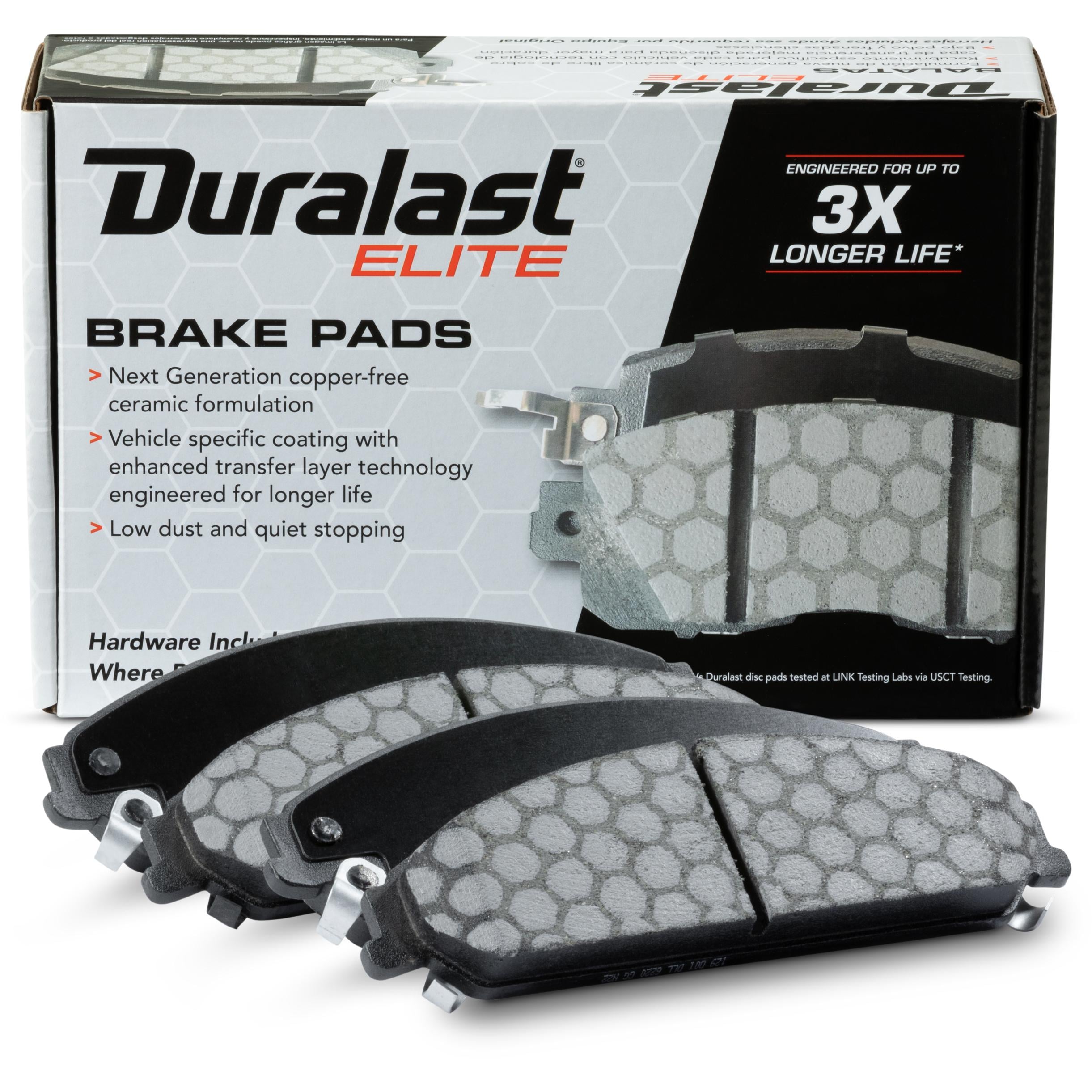 Duralast Elite Ceramic Premium Brake Pads DE1058 | AutoZone