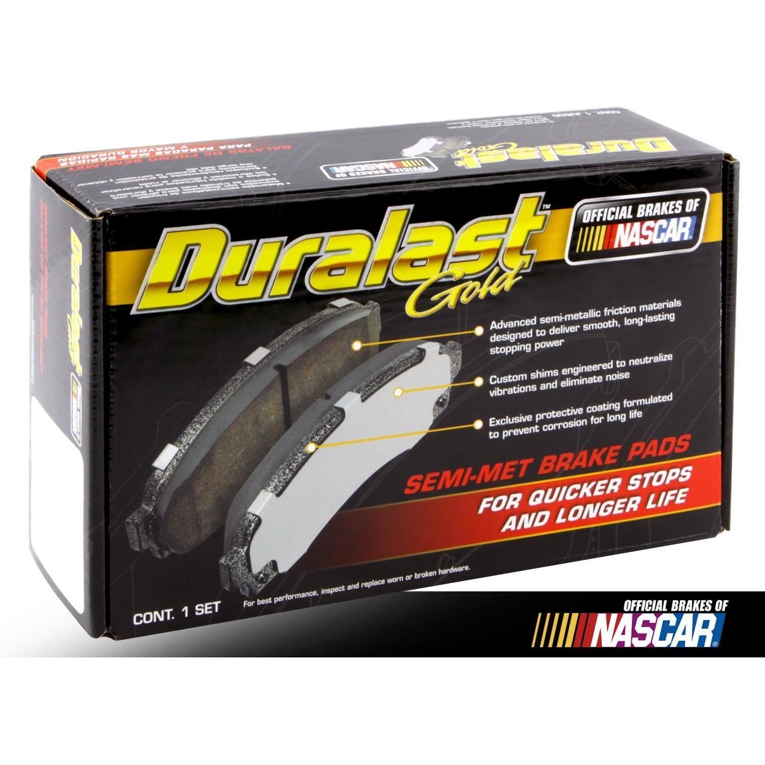 Duralast Gold Semi-Metallic Premium Brake Pads DG837 | AutoZone