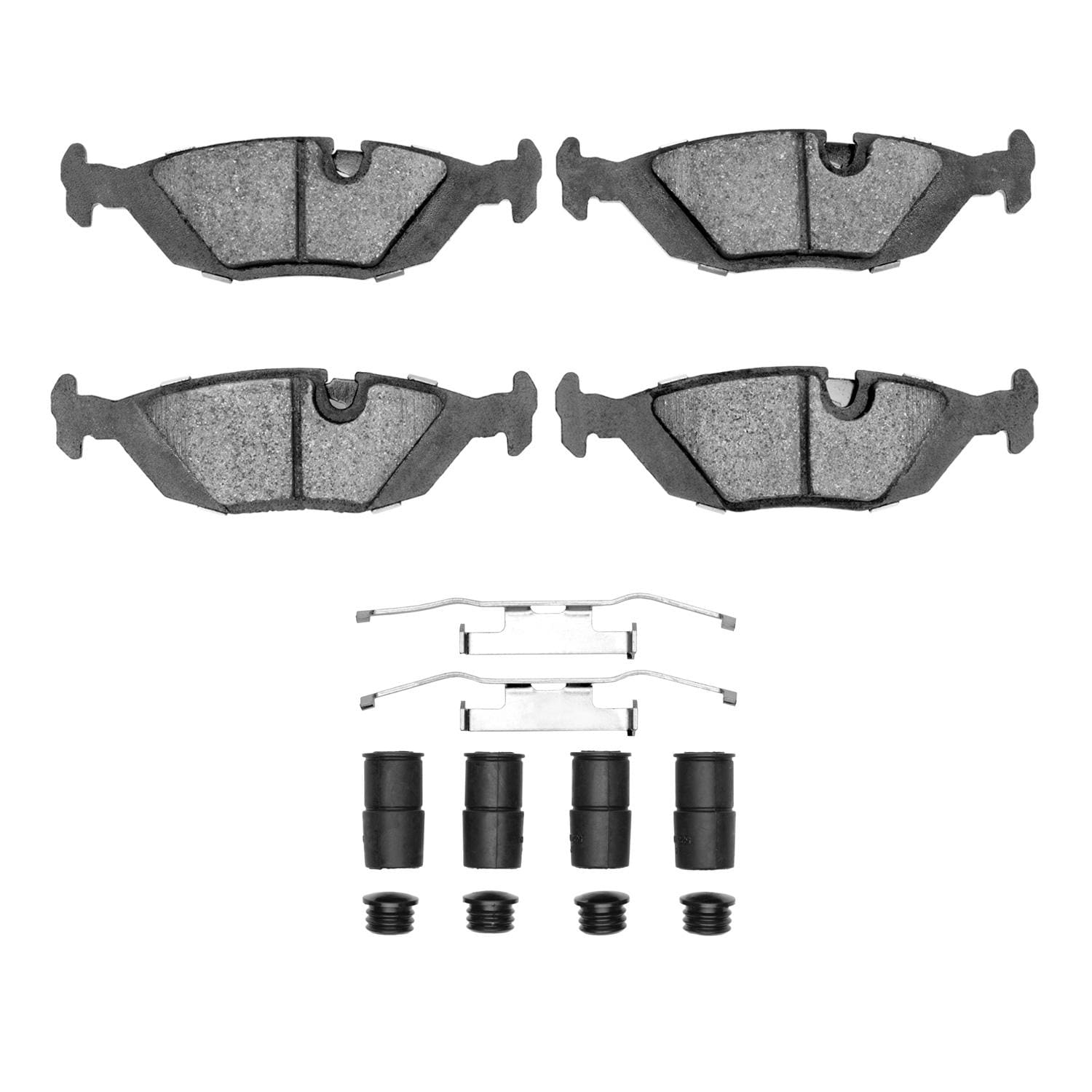 R1 Ceramic Series Premium Brake Pads and Hardware Kit 2310-0279-01 ...