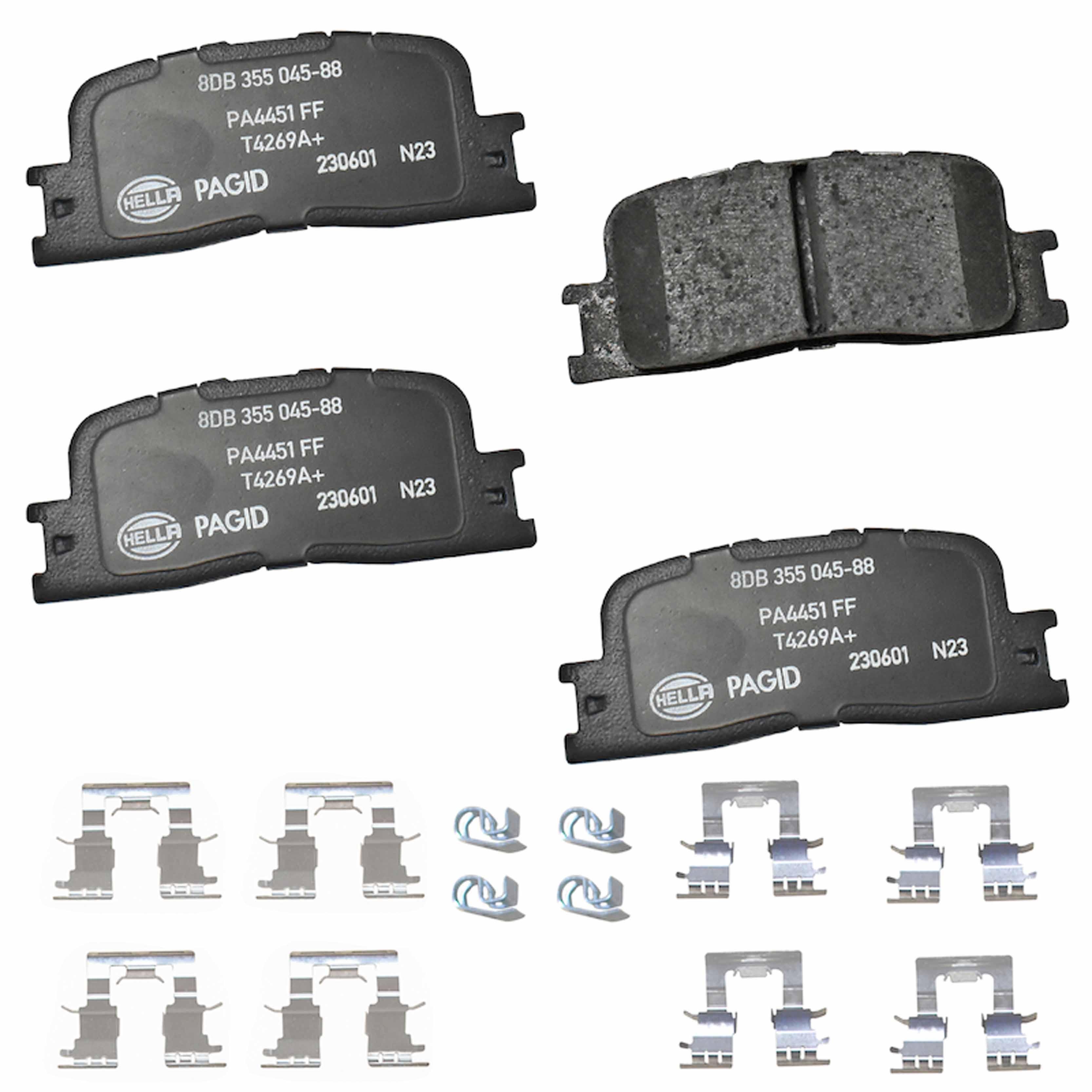 HELLA Organic Brake Pads 355045881 | AutoZone