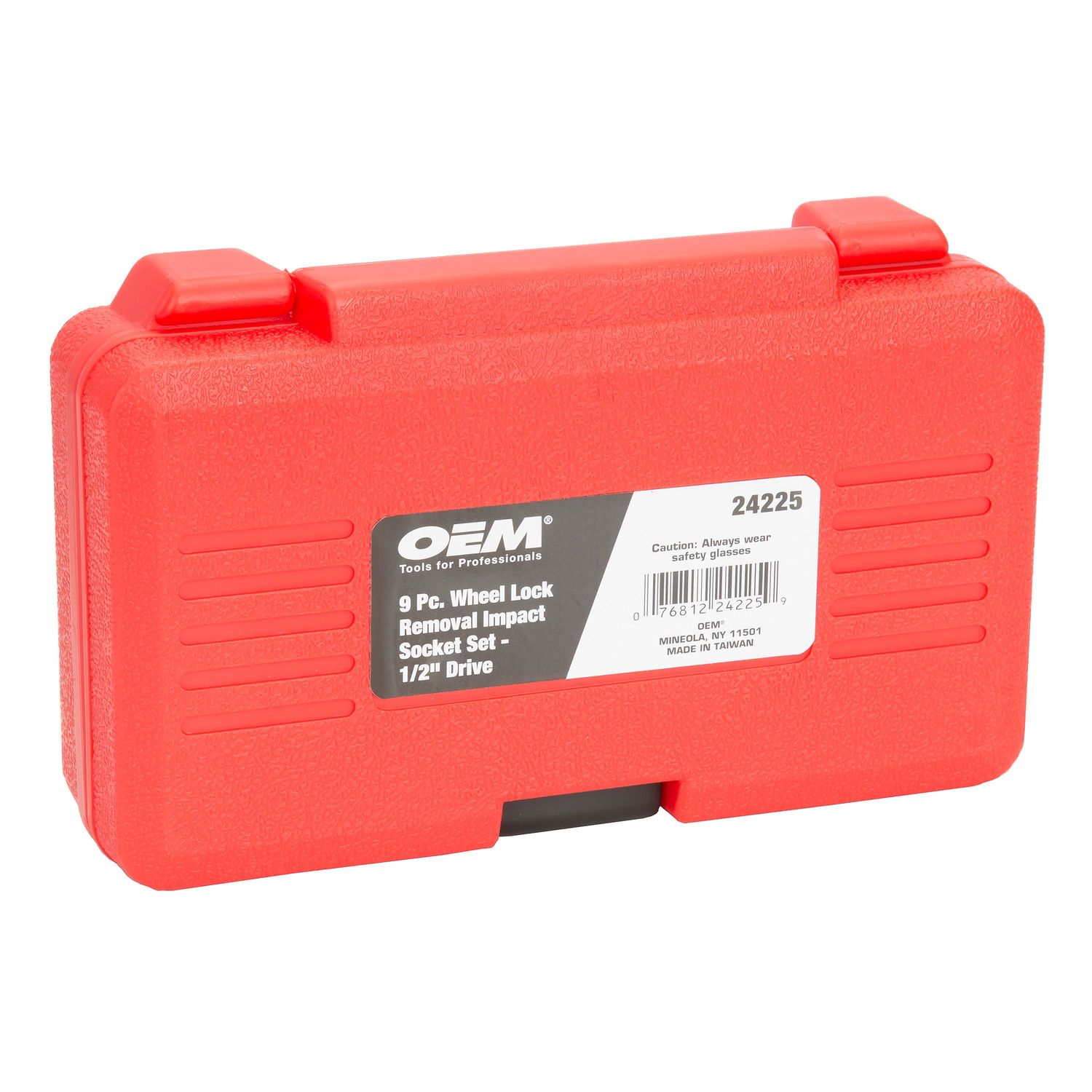 OEMTOOLS 1/2in Drive Wheel Lock Removal Impact Socket Set 9 Piece ...