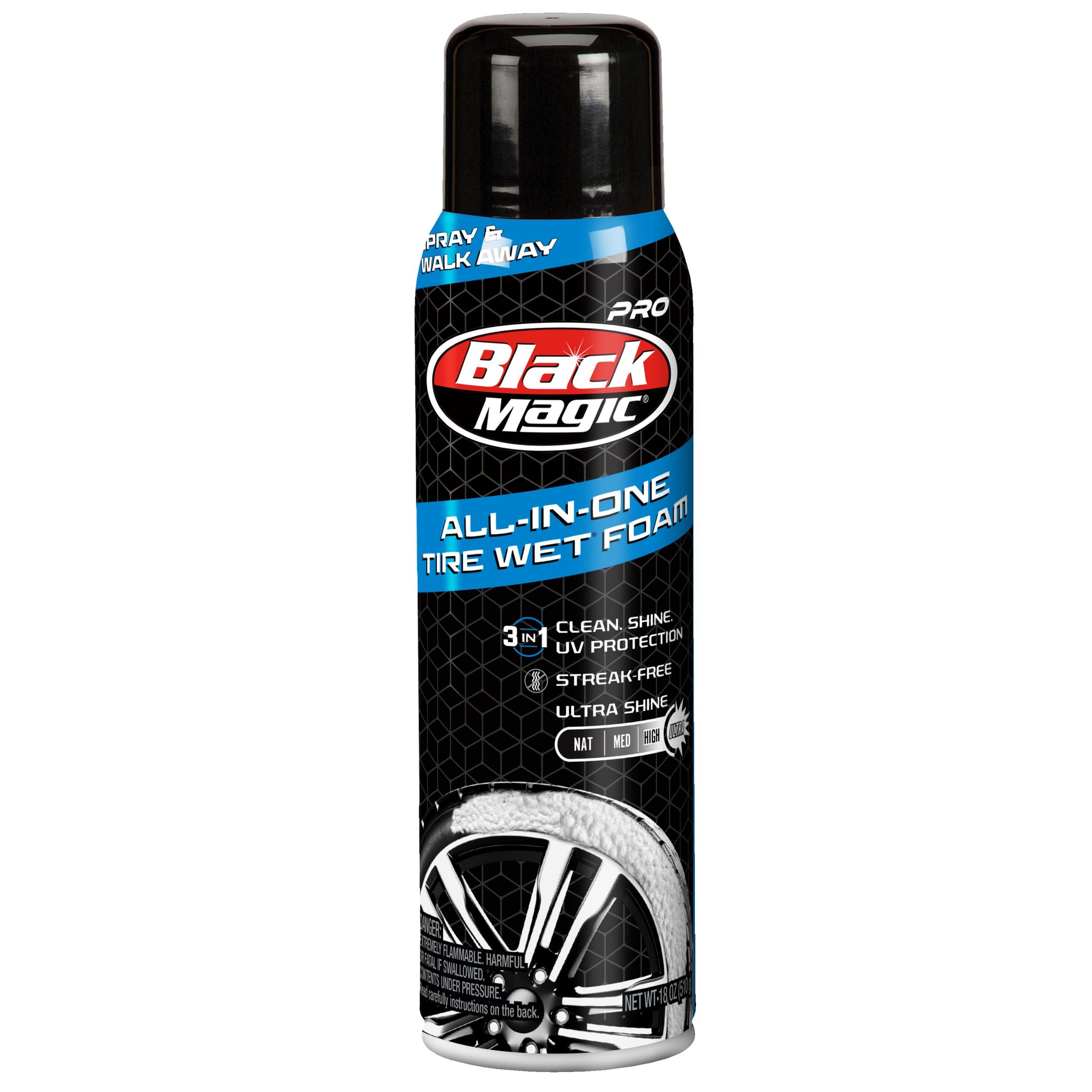 Black Magic Intense Foam Tire Cleaner and Protectant 18 oz | AutoZone