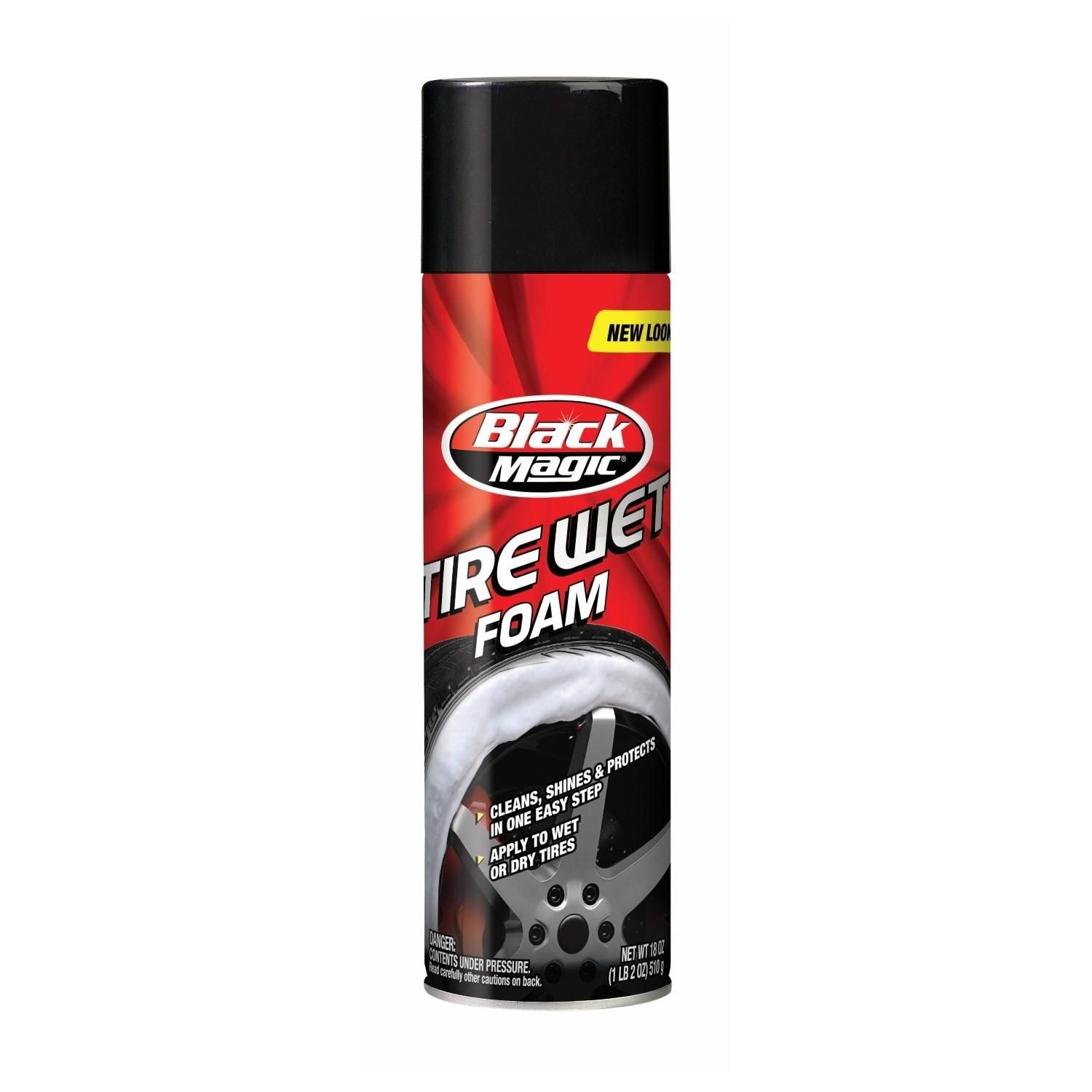 Black Magic Tire Wet Foam Cleaner and Protectant 18 oz | AutoZone