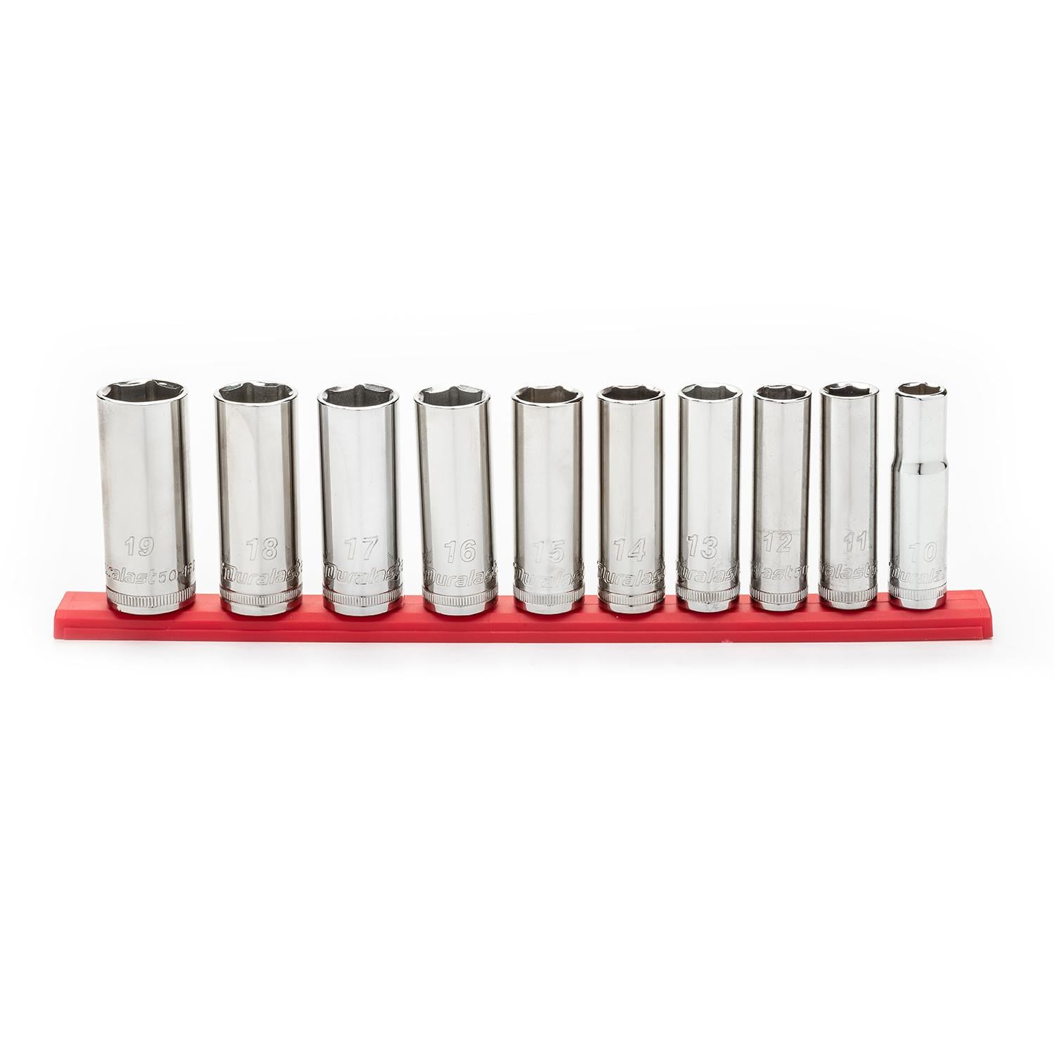 Duralast 3/8in Drive Metric Deep Socket Set 10 Piece | AutoZone