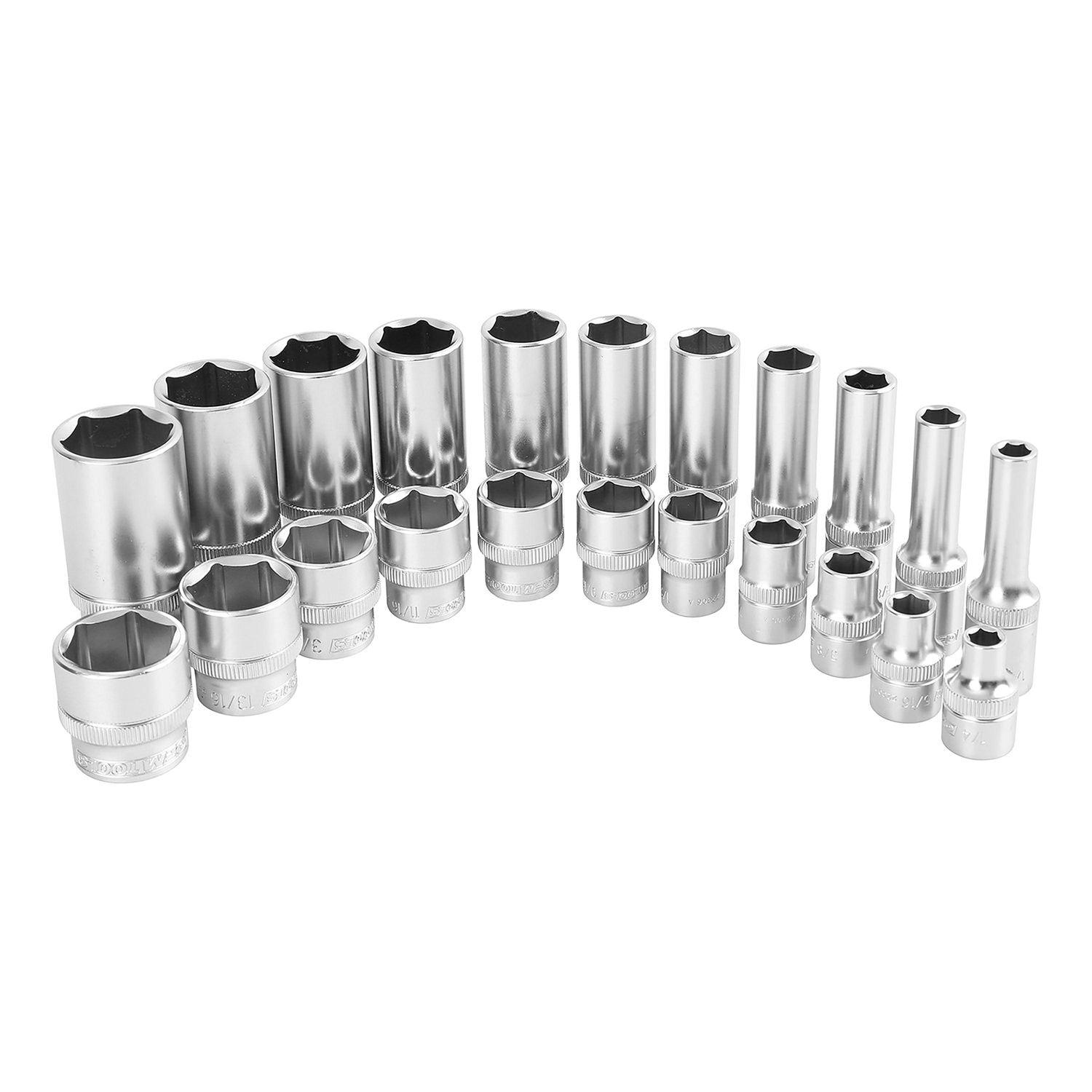 OEMTOOLS 3/8in Drive SAE Socket Set 22 Piece | AutoZone