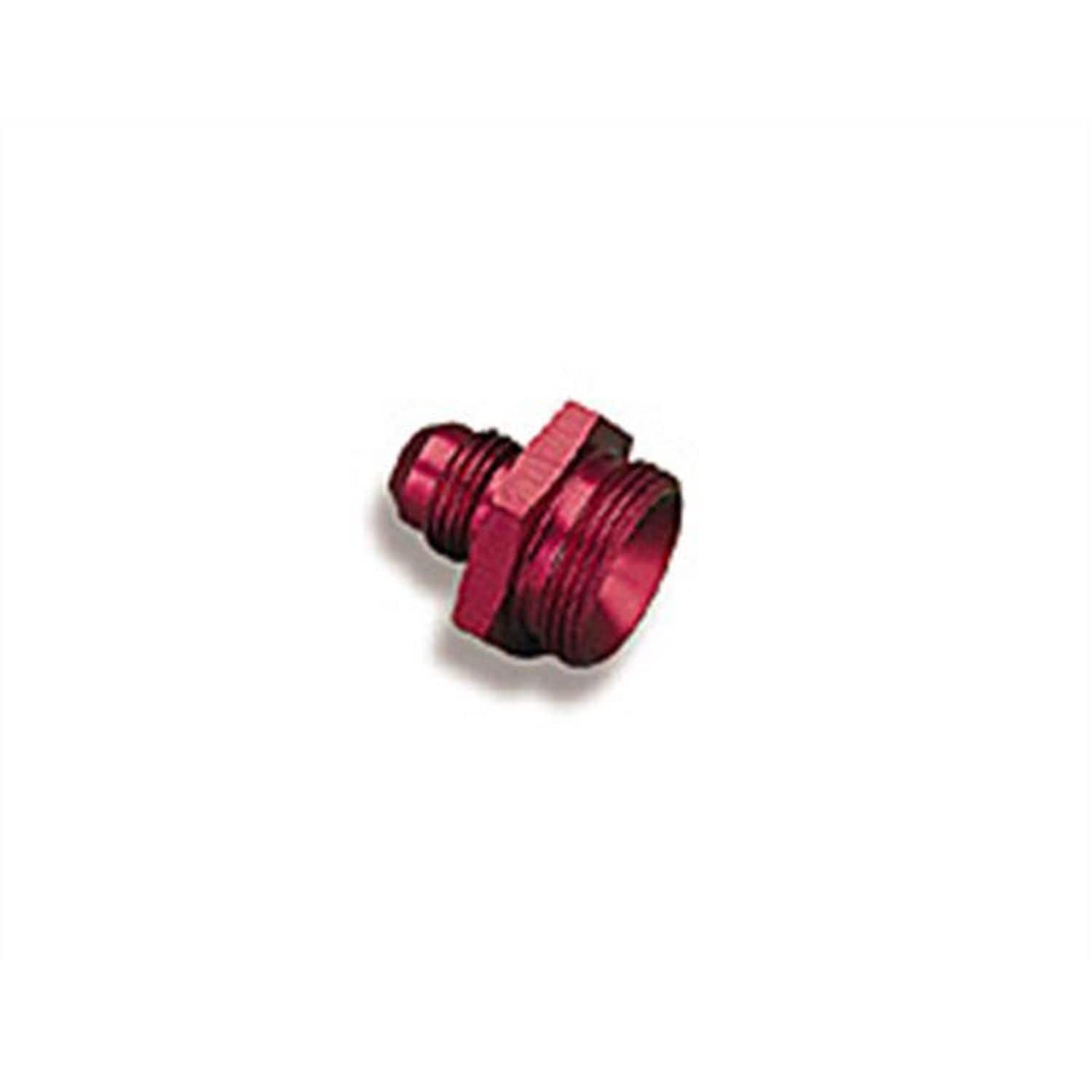 Holley Blue -6AN X 7/8in 20 Thread Fuel Inlet Fitting | AutoZone