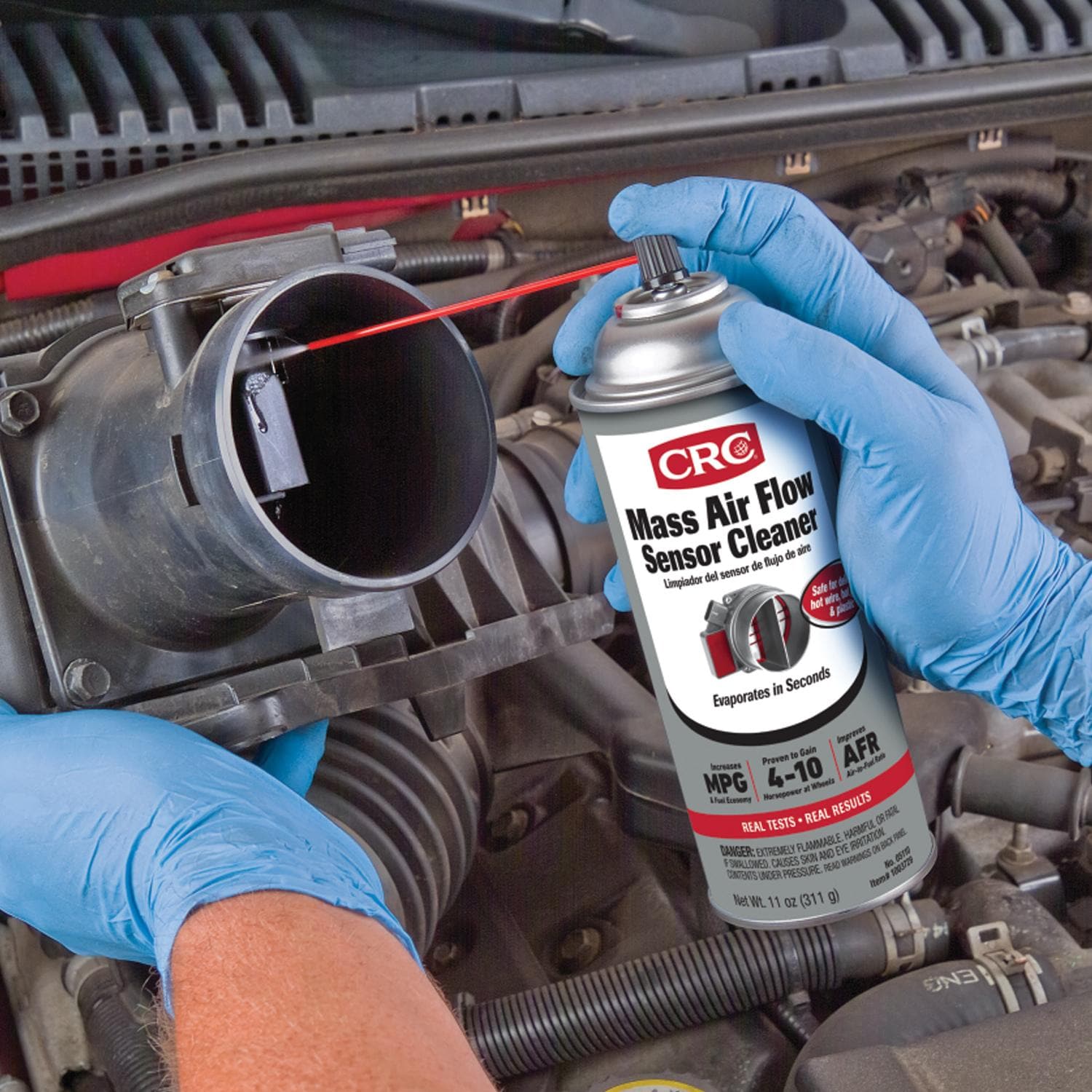 CRC Mass Air Flow Sensor Cleaner 11oz | AutoZone