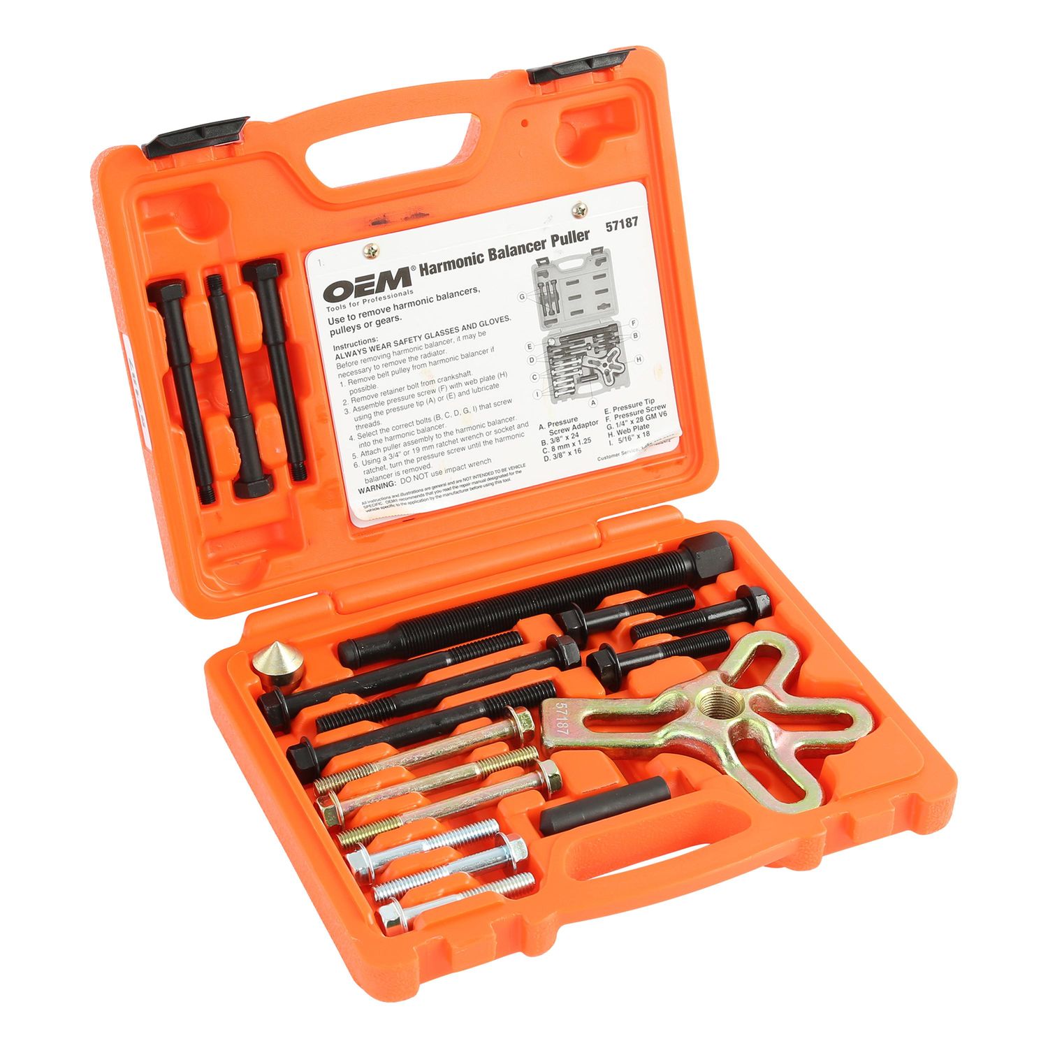 OEMTOOLS Crankshaft Damper, Harmonic Balancer and Pulley and Gear ...