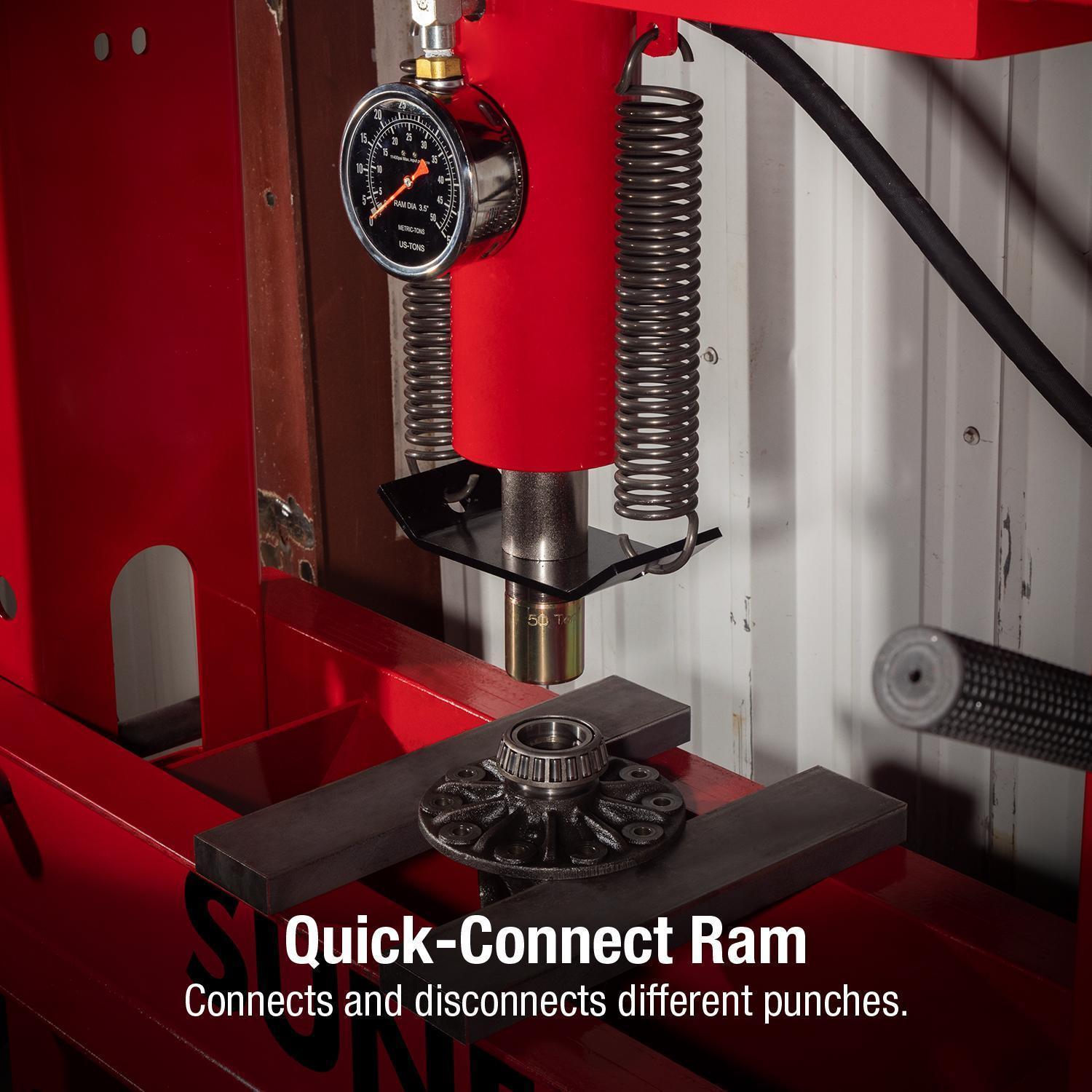 Sunex 50 Ton Air Hydraulic Shop Press | AutoZone