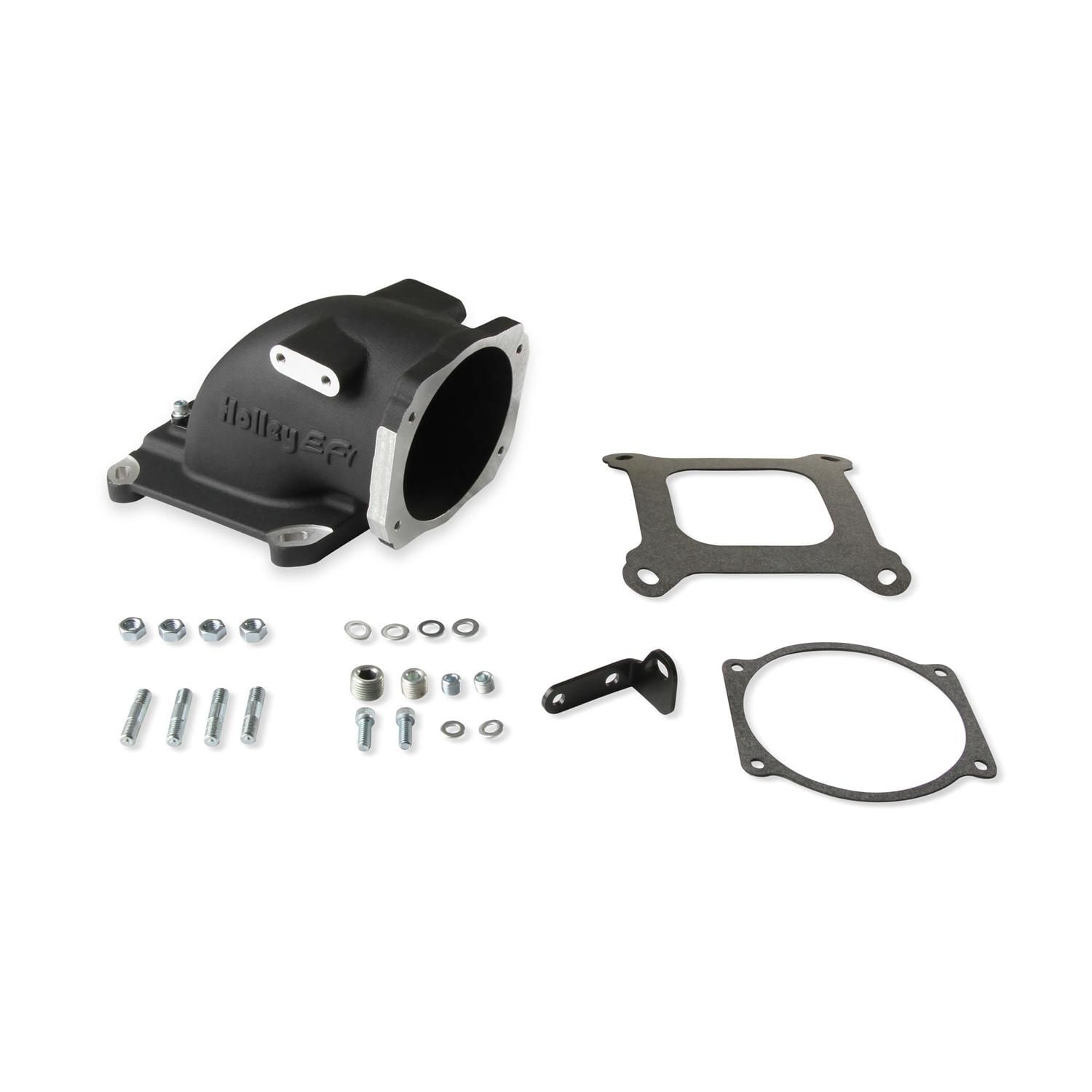 Holley EFI Fuel Injection Throttle Body Adapter 300-240BK | AutoZone