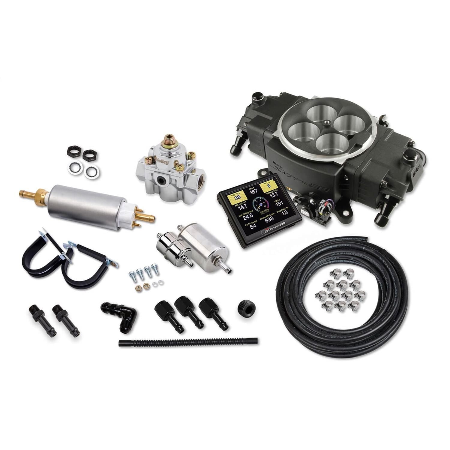 Holley EFI Fuel Injection Throttle Body Adapter 550-871K | AutoZone
