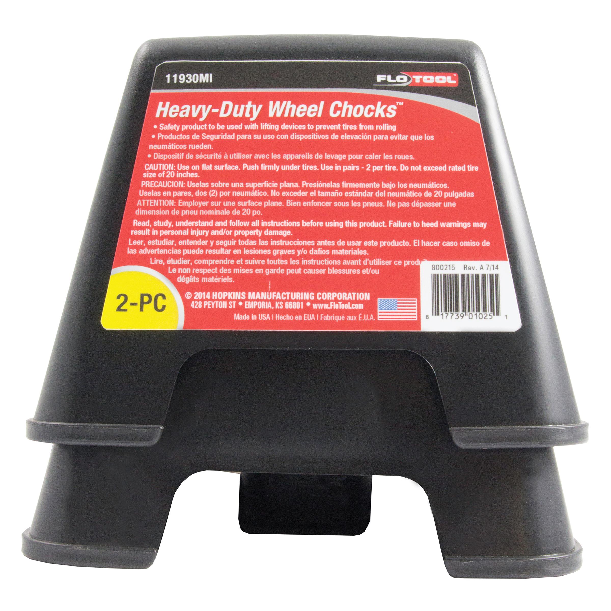 FloTool Rhino Plastic Wheel Chocks 2 Pack | AutoZone