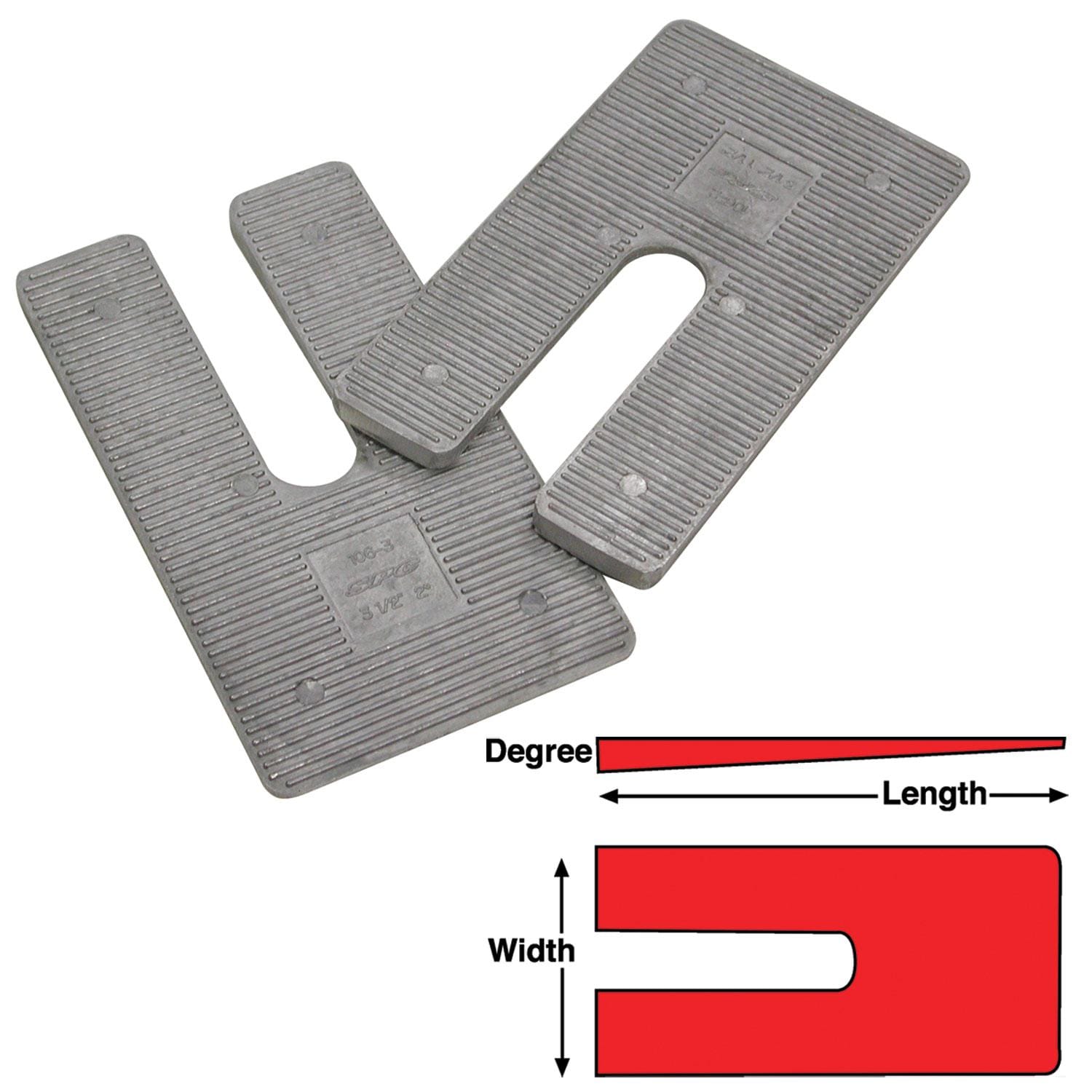 Specialty Products Company 4in x 5in Aluminum Axle Shim 6 Piece | AutoZone