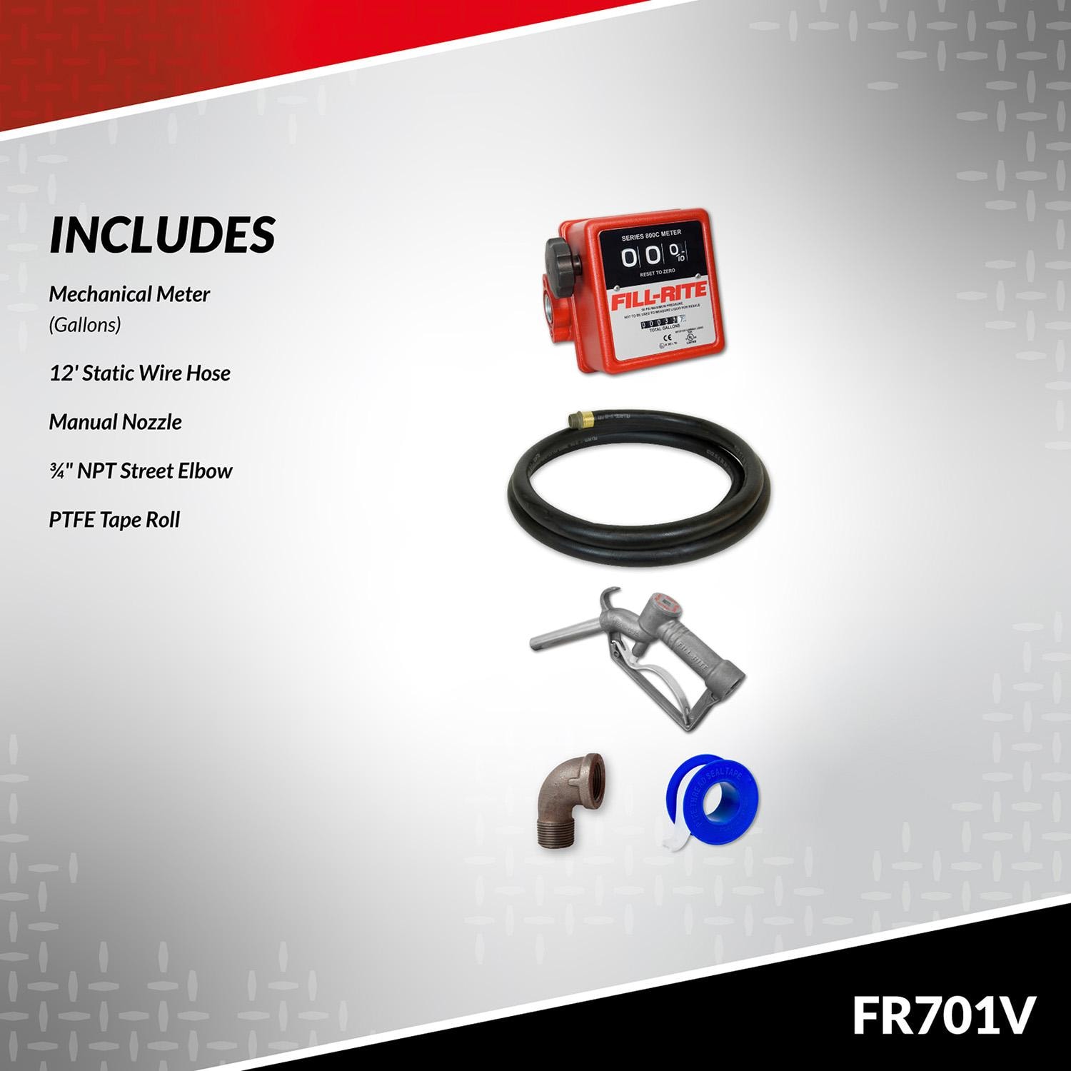 Fill-Rite Liquid Transfer Tank Pump FR701V | AutoZone