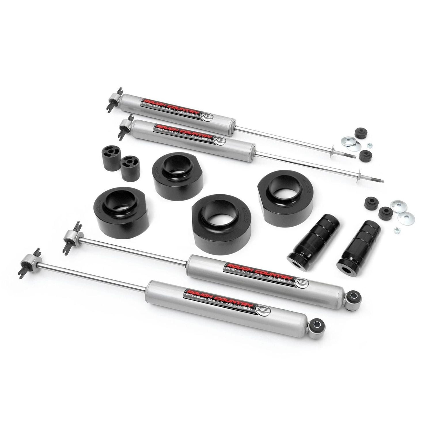 Rough Country N3 1.5in Lift Kit for Jeep Wrangler TJ (97-06)/Wrangler ...