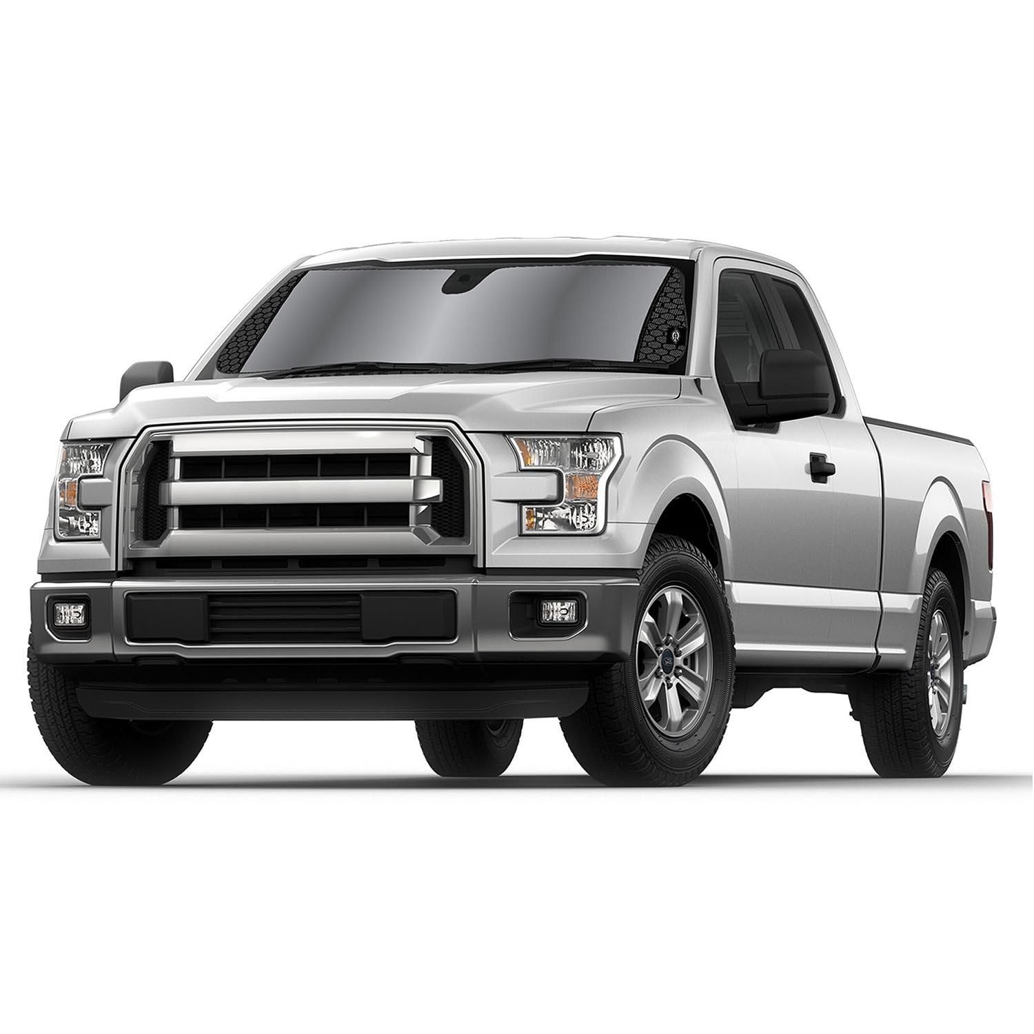 Dickies Silver and Black Accordion Truck Sunshade | AutoZone