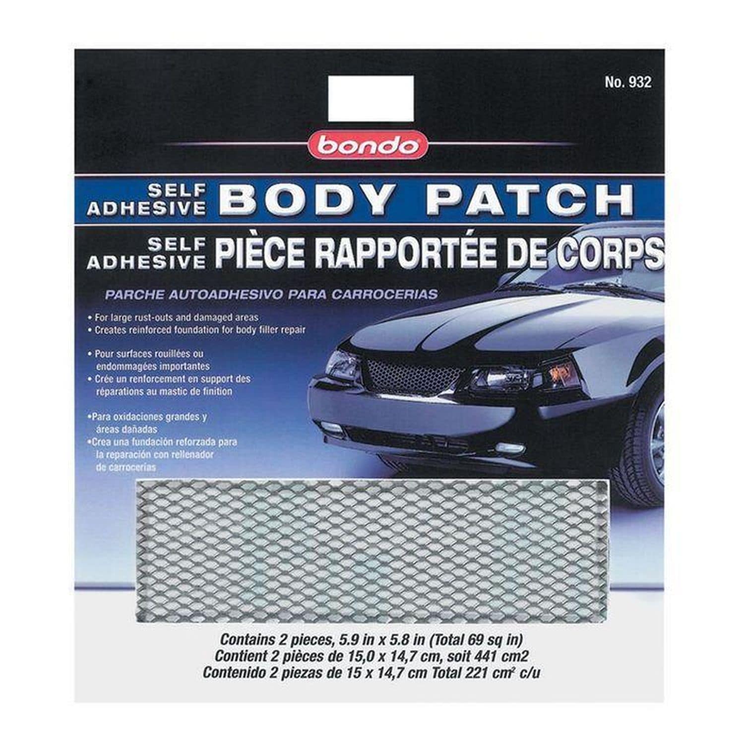 Bondo Body Patch Self Adhesive Repair | AutoZone