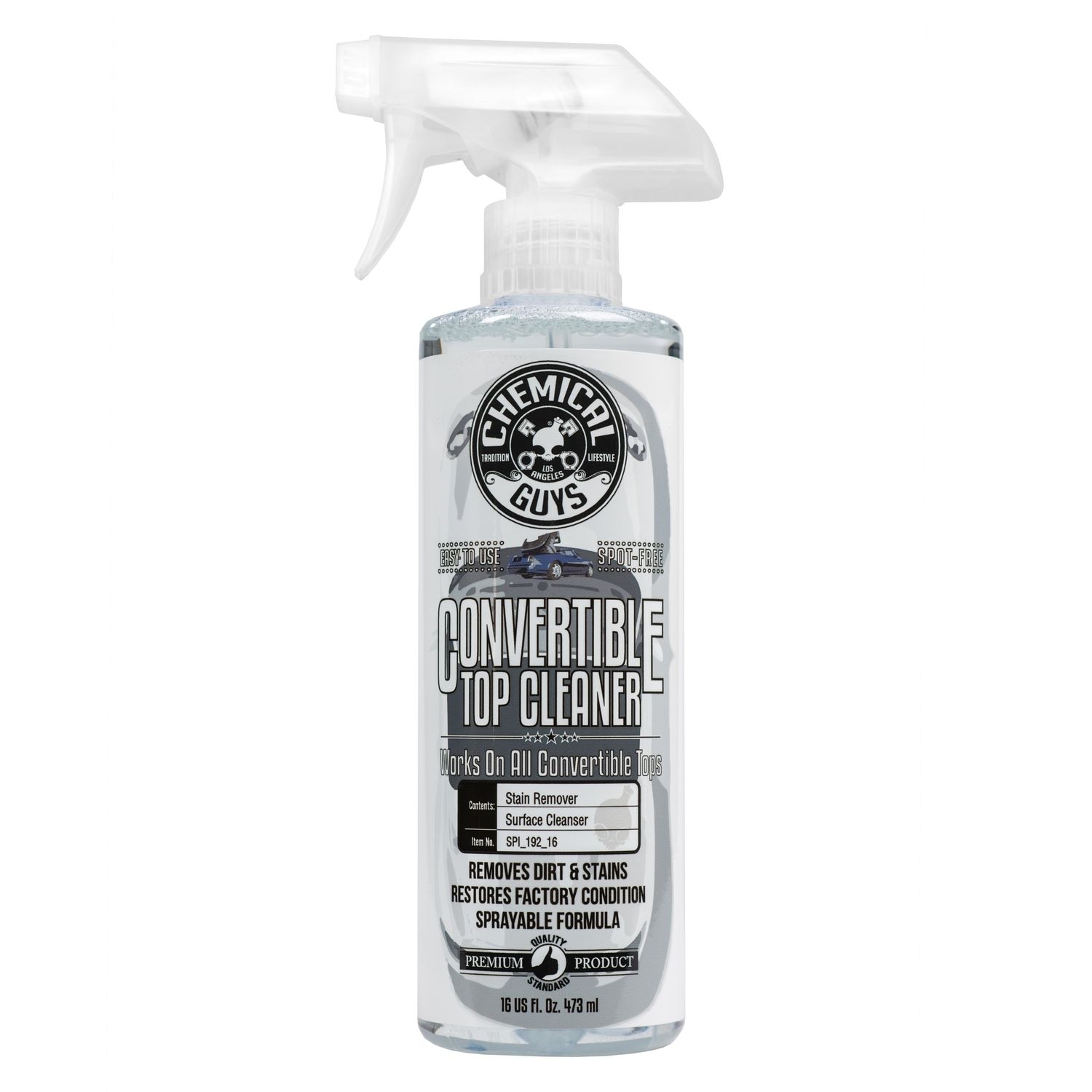 Chemical Guys Convertible Top Cleaner 16oz | AutoZone