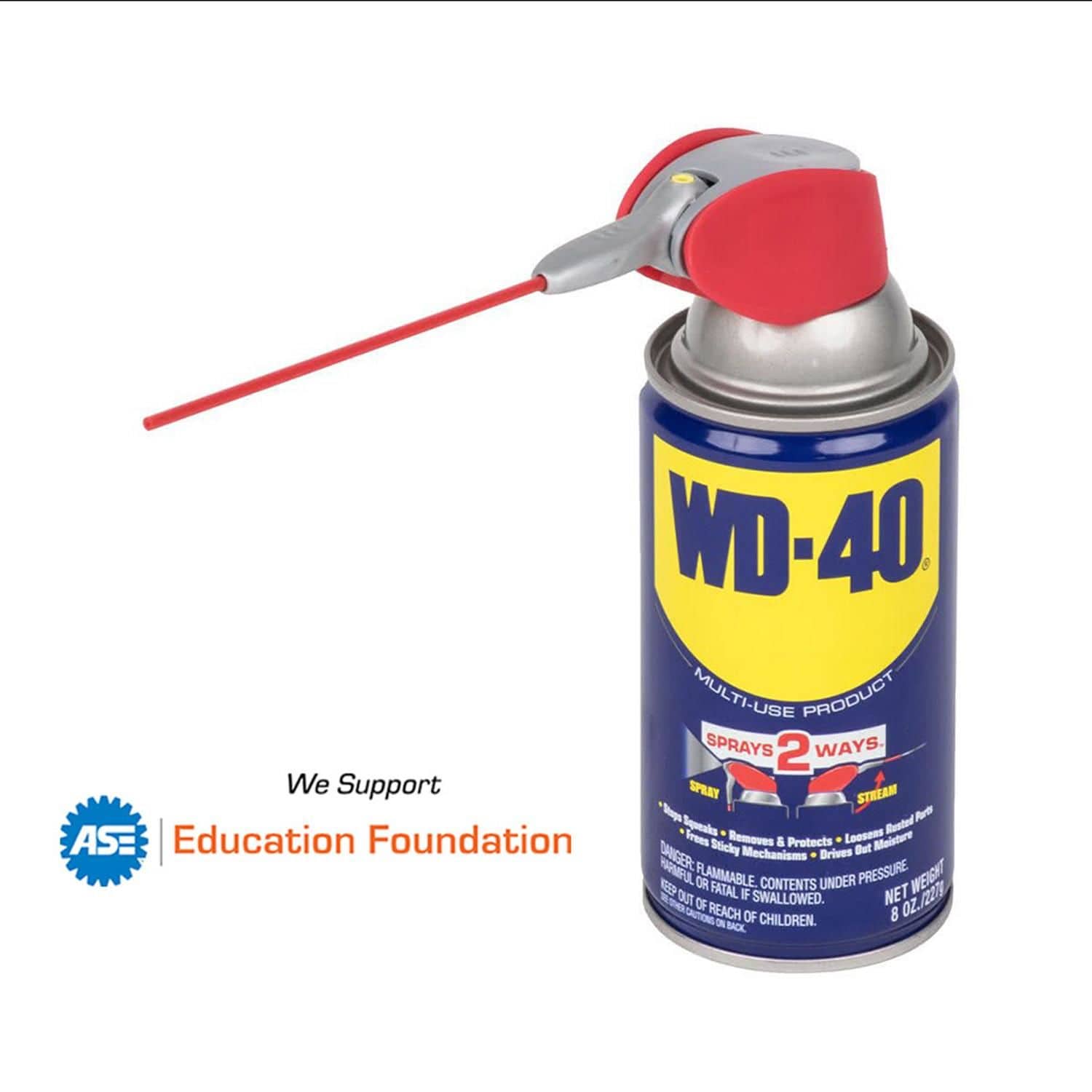WD-40 Multi-Use Product Sprays 2 Ways with Smart Straw 8oz | AutoZone